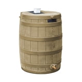 Good Ideas RW40-KHA Rain Wizard Rain Collection Barrel 40-Gallon, Khaki ...