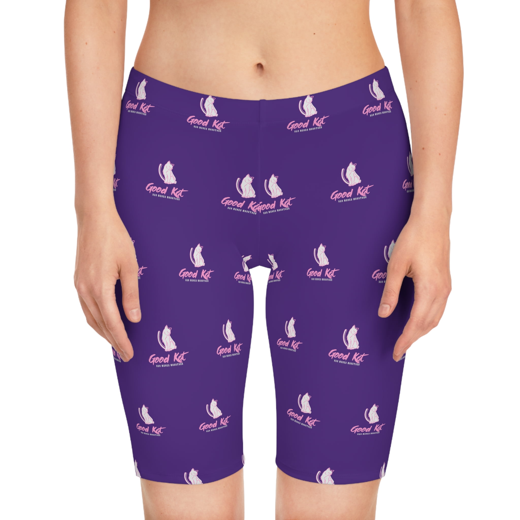 Good Kat Purple Women's Bike Shorts - Walmart.com