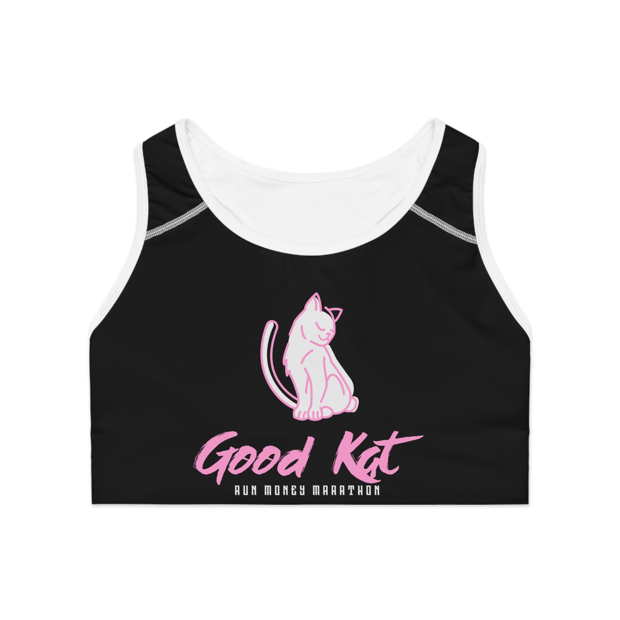 Good Kat Women's Black Sports Bra - Walmart.com