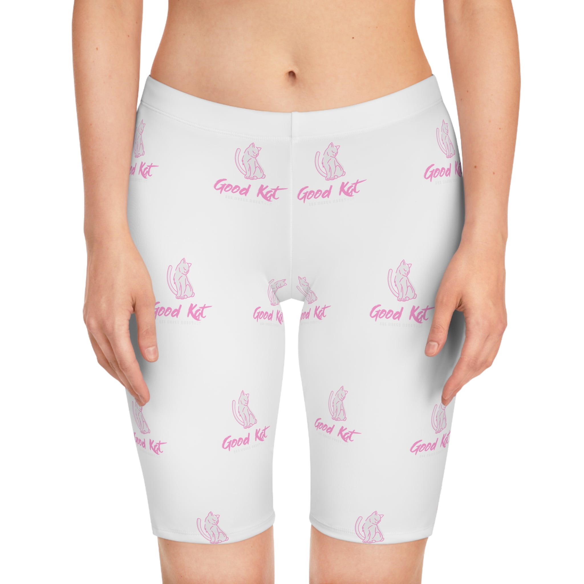 Good Kat Women's White Bike Shorts - Walmart.com