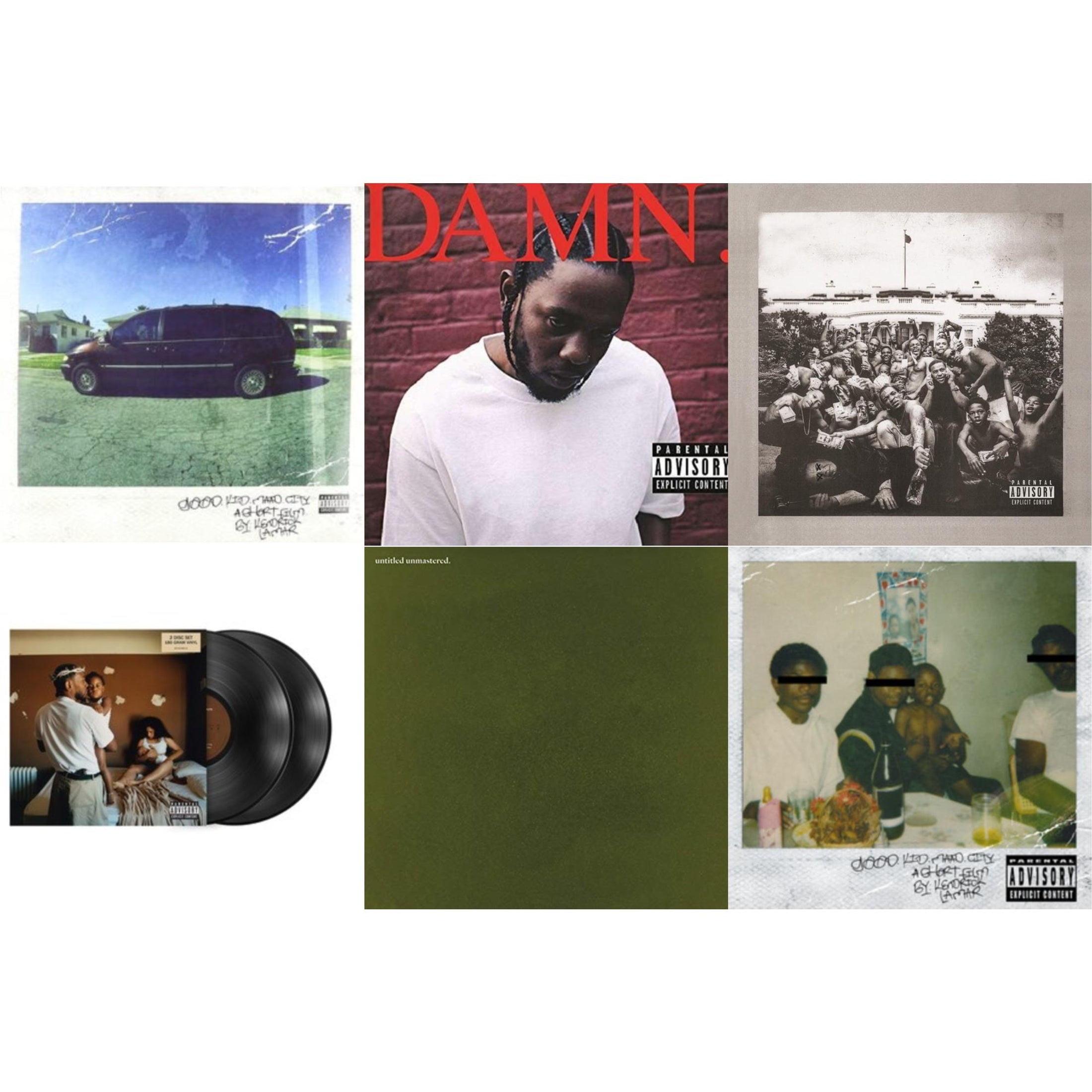 Good Kid, M.A.A.D City & Damn. (X) (2LP/180G) & To Pimp A Butterfly ...