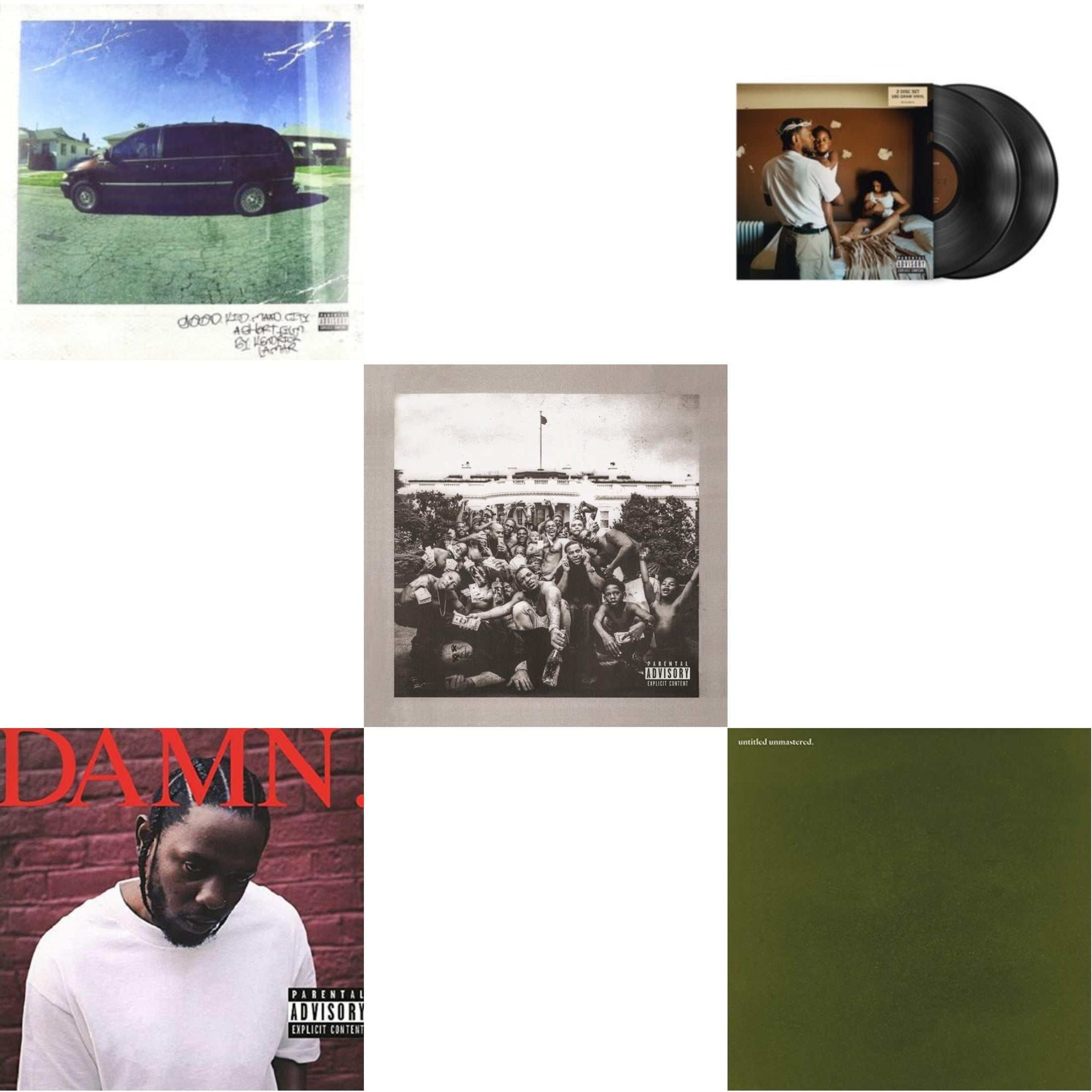 Good Kid, M.A.A.D City & Damn. (X) (2LP/180G) & To Pimp A Butterfly ...