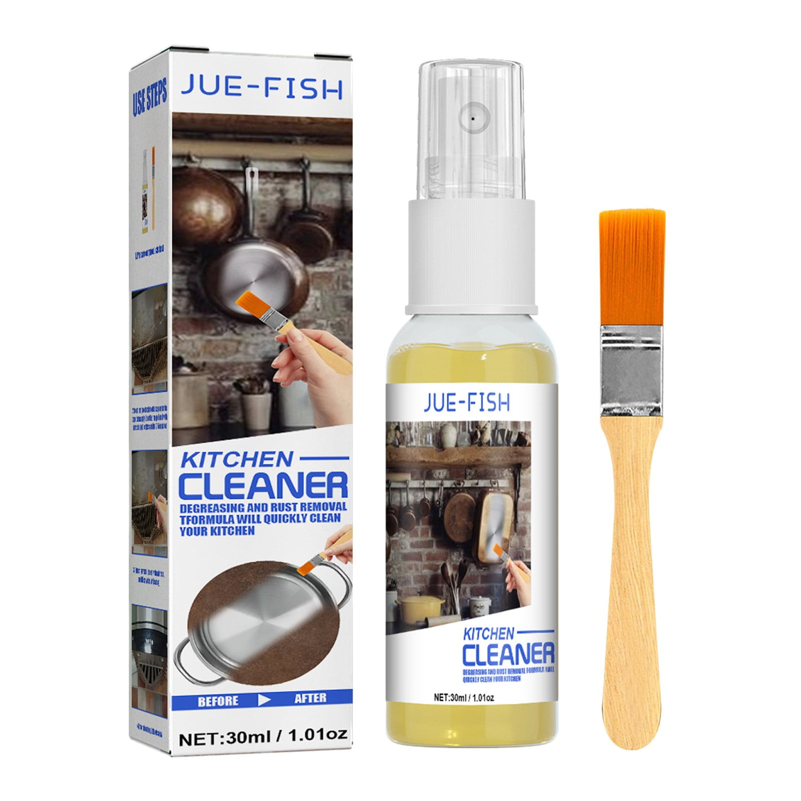 Good Kitchen Helper Kitchen Cleaner Range Hood Stainless Steel ...