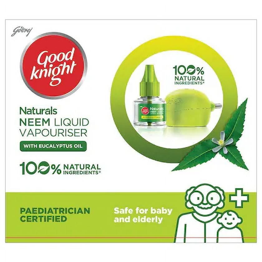 Good Knight Naturals Neem Liquid Vapouriser Insect Repellent, 45 ml ...