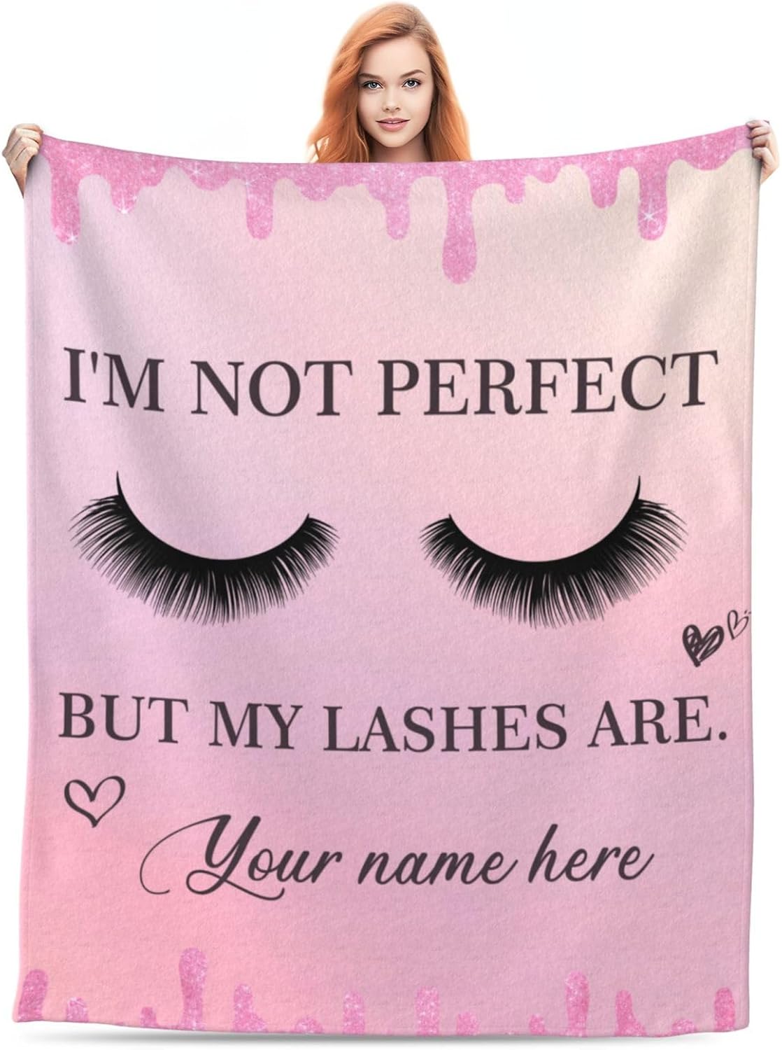 Good Lashes Good Mood Lash Blanket Lash Room Decor Soft Cozy Warm ...