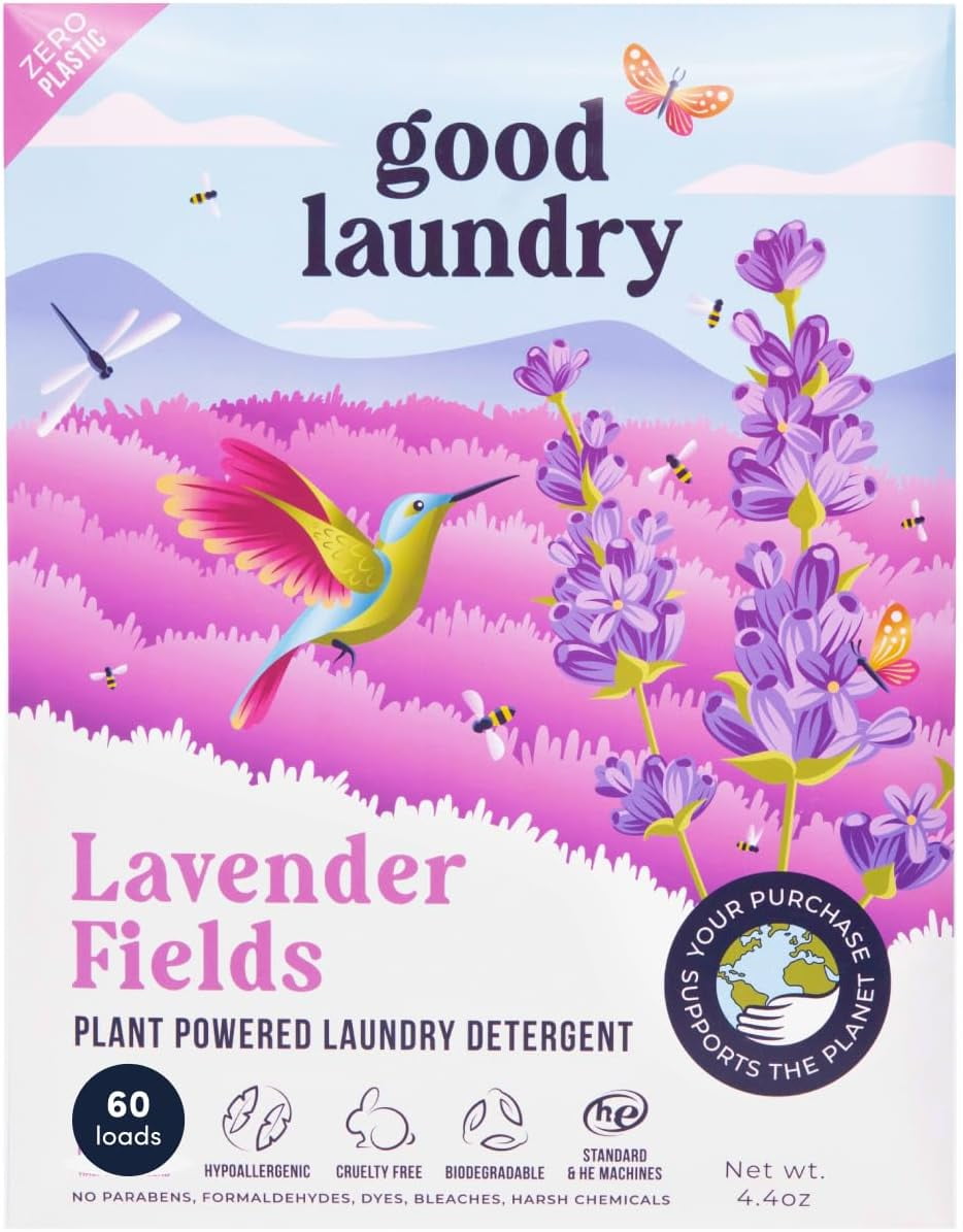 Good Laundry, Laundry Detergent Sheets, 60 Loads, Lavender Scented ...