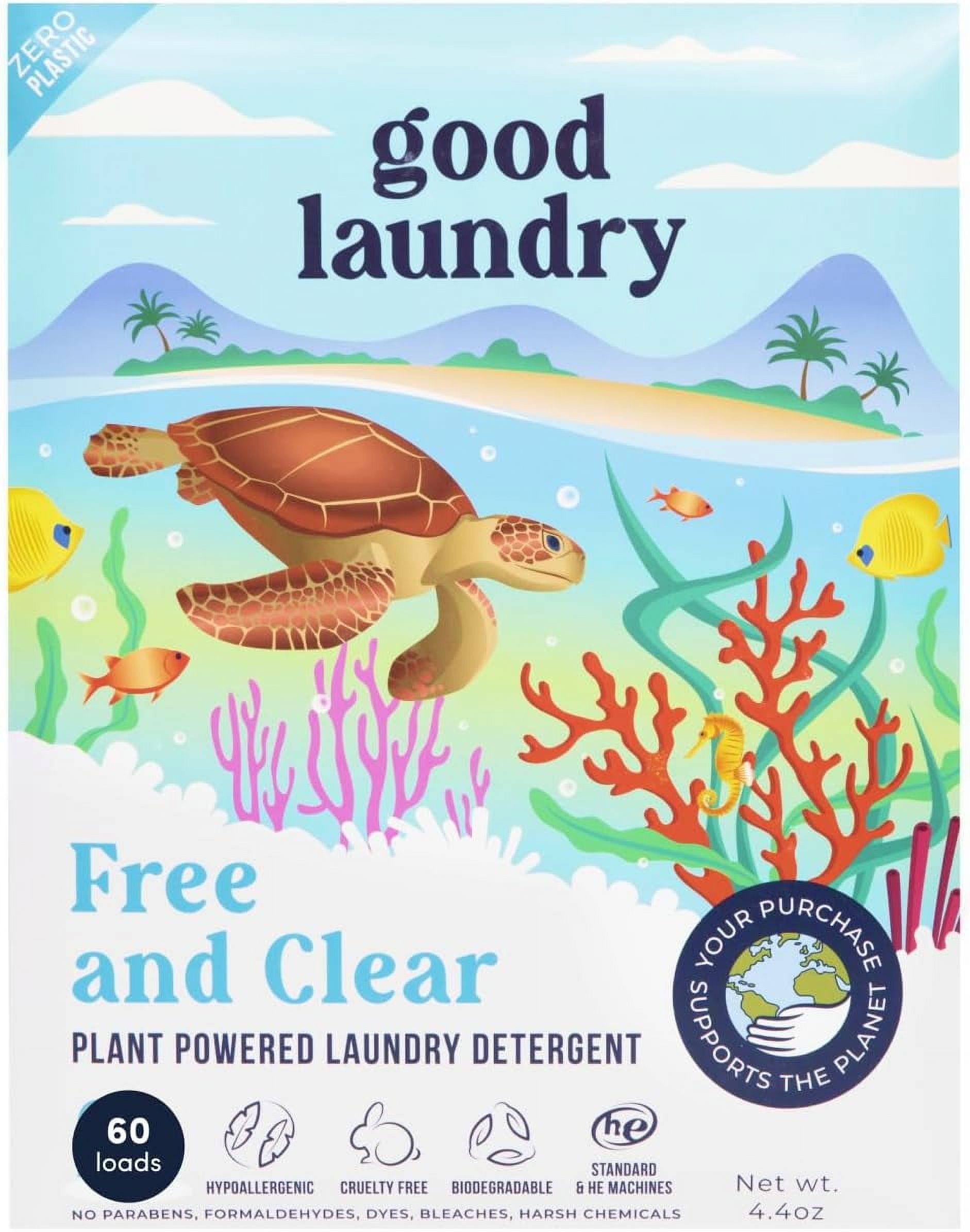 Good Laundry Detergent Sheets - Unscented (60 Loads) - Walmart.com