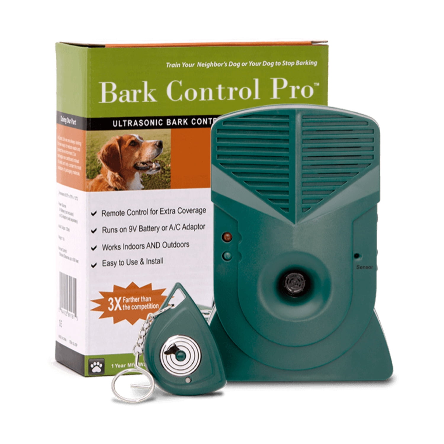 Good Life Bark Control Pro, Ultrasonic Anti Bark Device, 150 ft Range ...