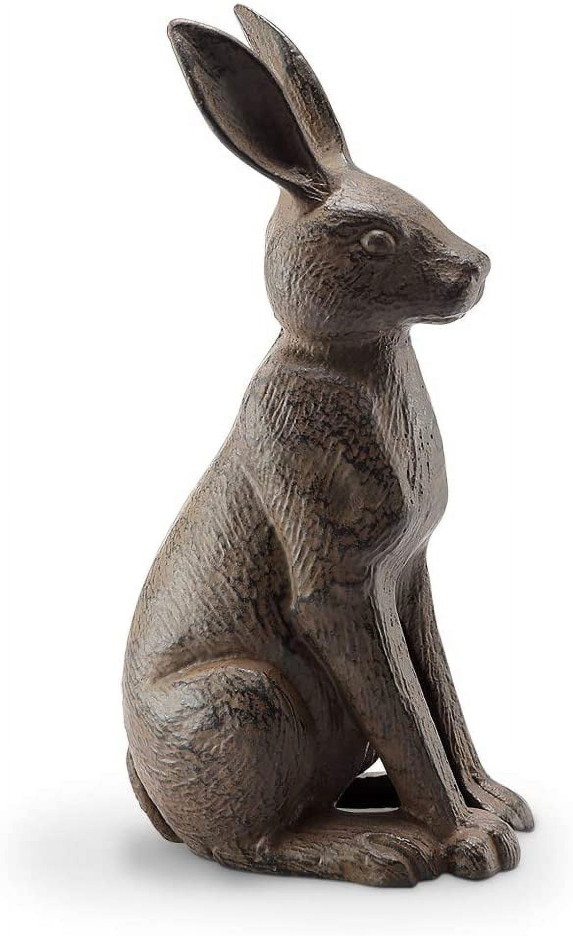 Good Listener Cast Iron Rabbit Sculpture - Walmart.com