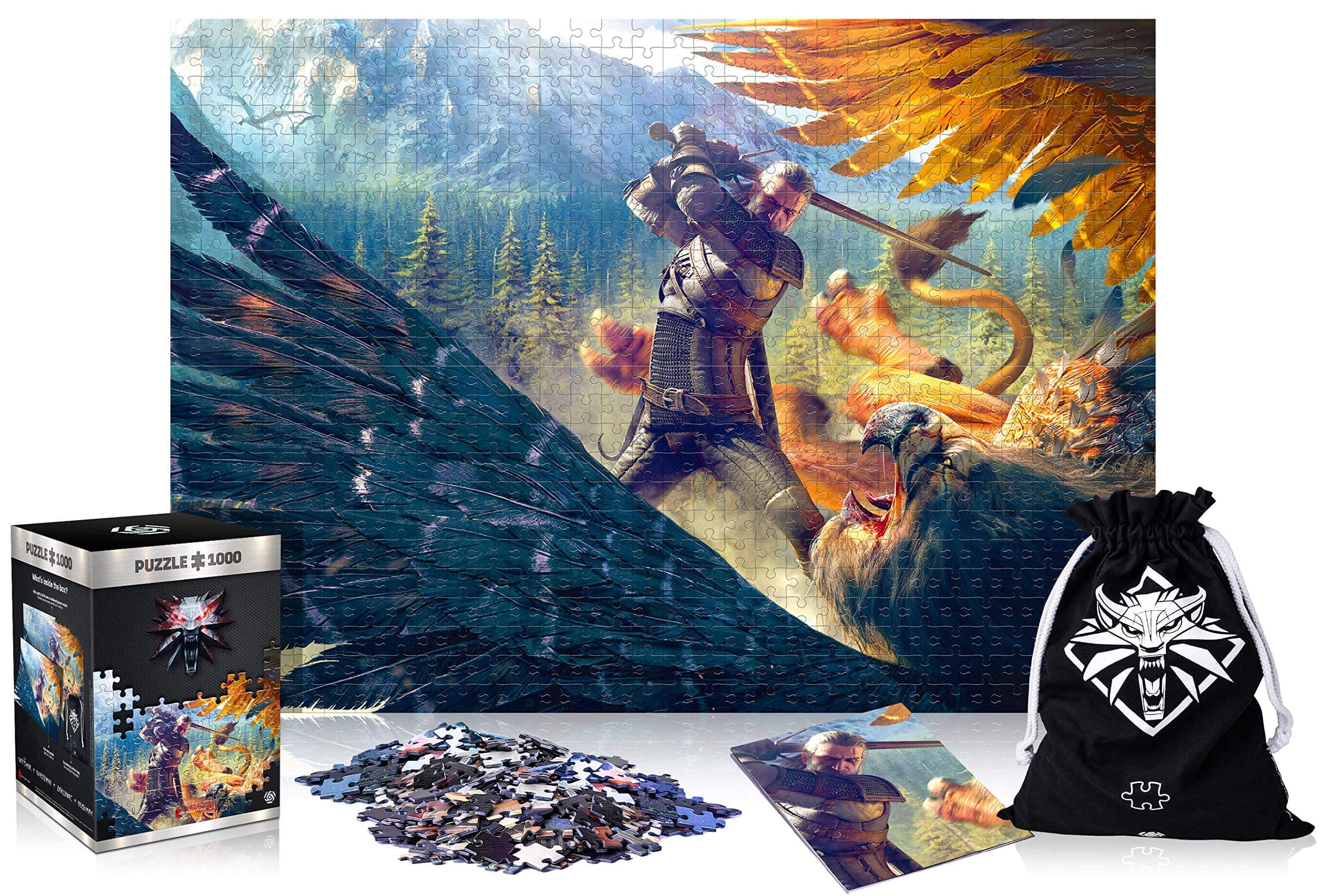 Good Loot The Witcher 3: Wild Hunt Gryffin Fight - 1000 Pieces Jigsaw ...
