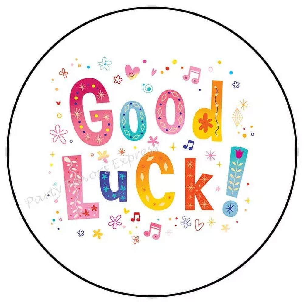 Good Luck Envelope Seals Labels Party Favors Stickers Phone Decal Water ...
