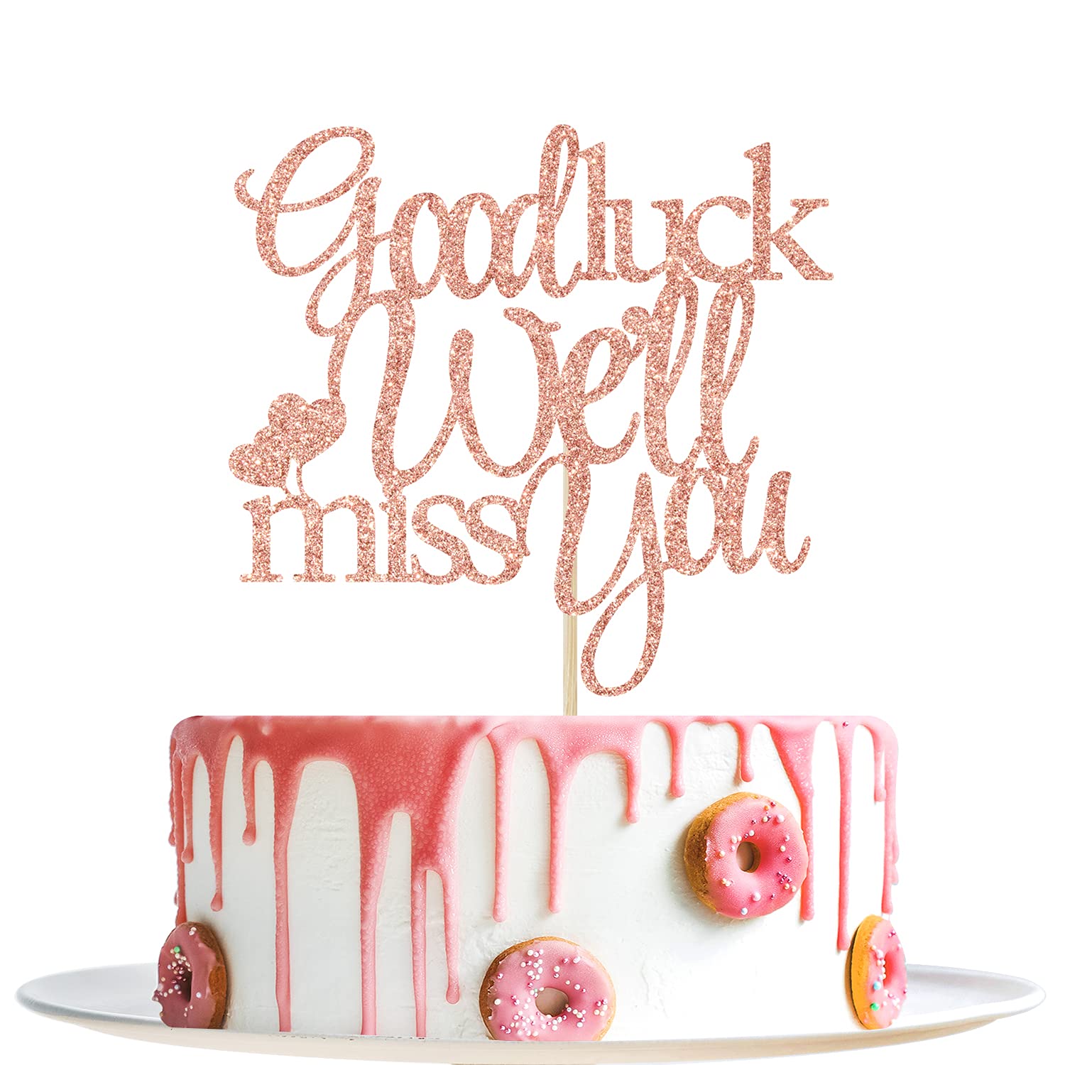 Good Luck We FEV6 Will Miss You Cake Topper - Graduation, Retirement ...