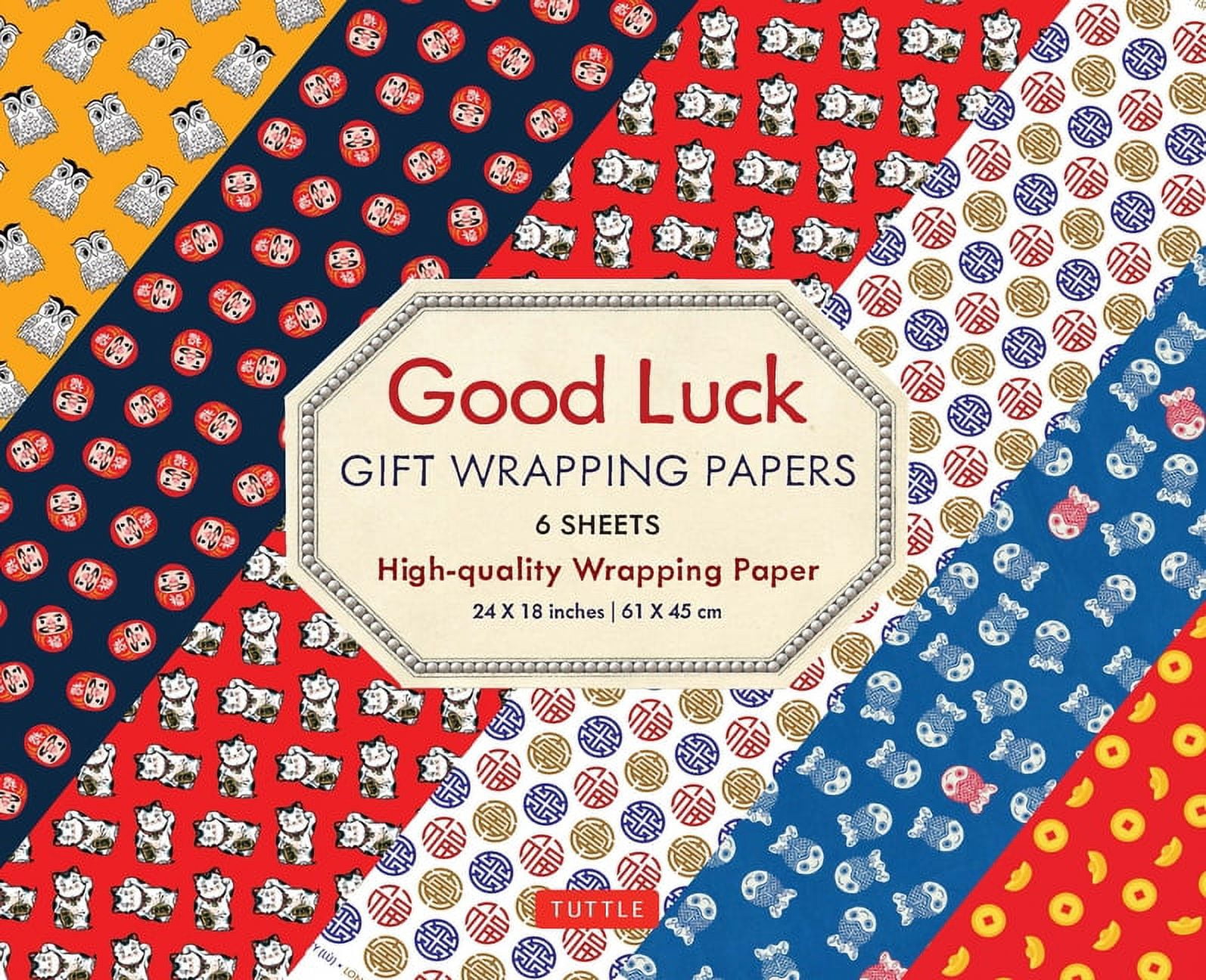 Good Luck Gift Wrapping Papers - 6 Sheets: 24 X 18 Inch (61 X 45 CM ...