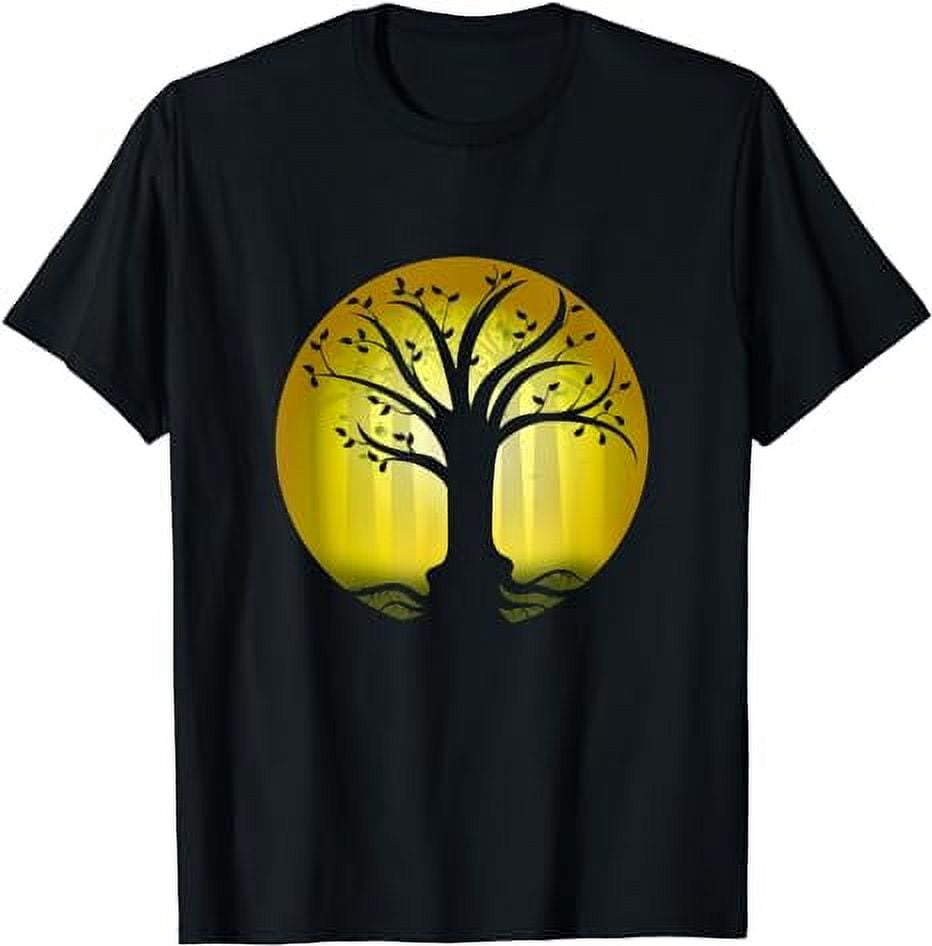 Good Luck Karma Gift | Forest with Blossom Tree Of Life T-Shirt ...
