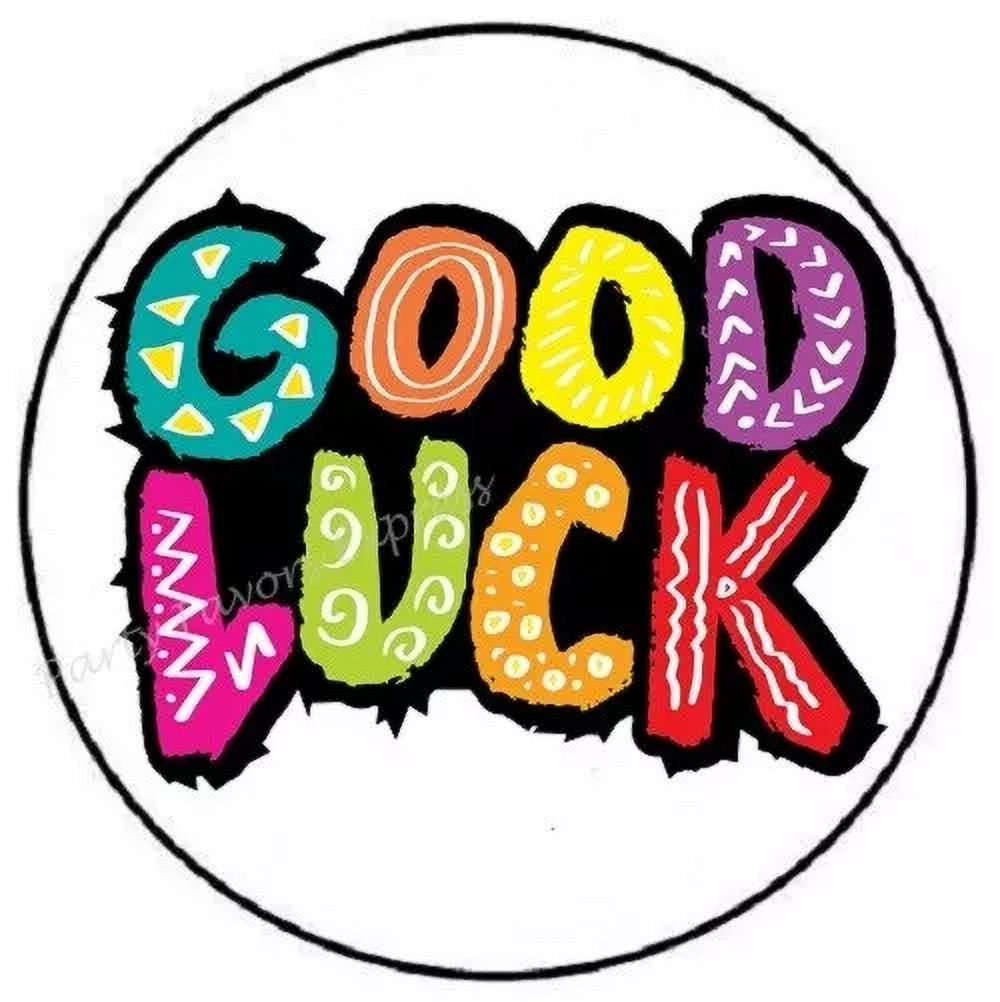 Good Luck Sticker Party Favors Sticker Envelope Seals Labels Stickers ...