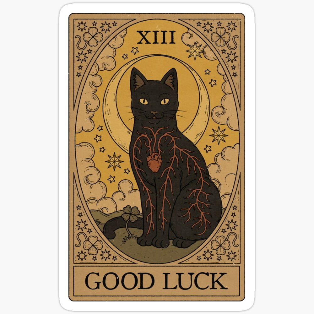 Good Luck Sticker Phone Decal Water Bottle Stickers Car Decals, Laptop ...