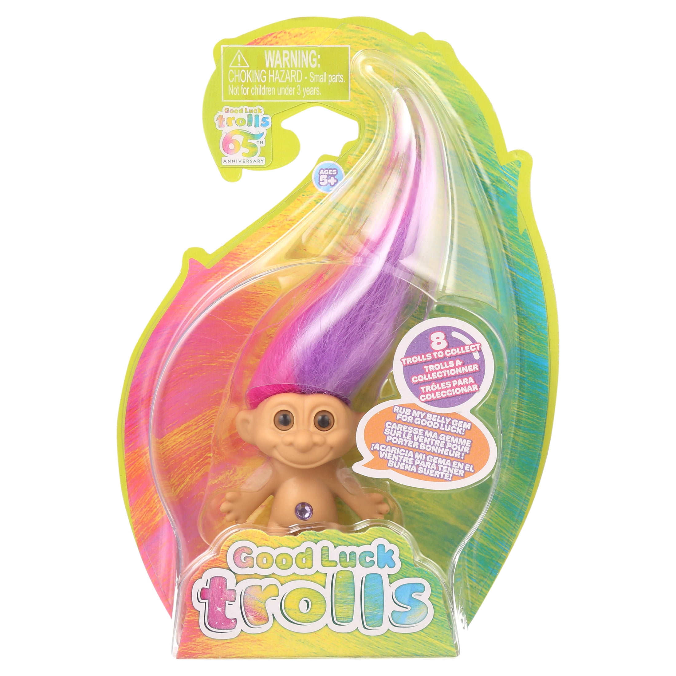 Good Luck Troll Collectible Female Dolls, Nostalgic Mini Figures, 6.87 ...