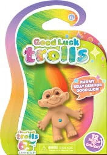 Good Luck Troll Dolls - Single Figure Blister Pack, Product Height 6.87 ...