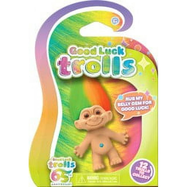 Good Luck Troll Dolls - Single Figure Blister Pack, Product Height 6.87 ...