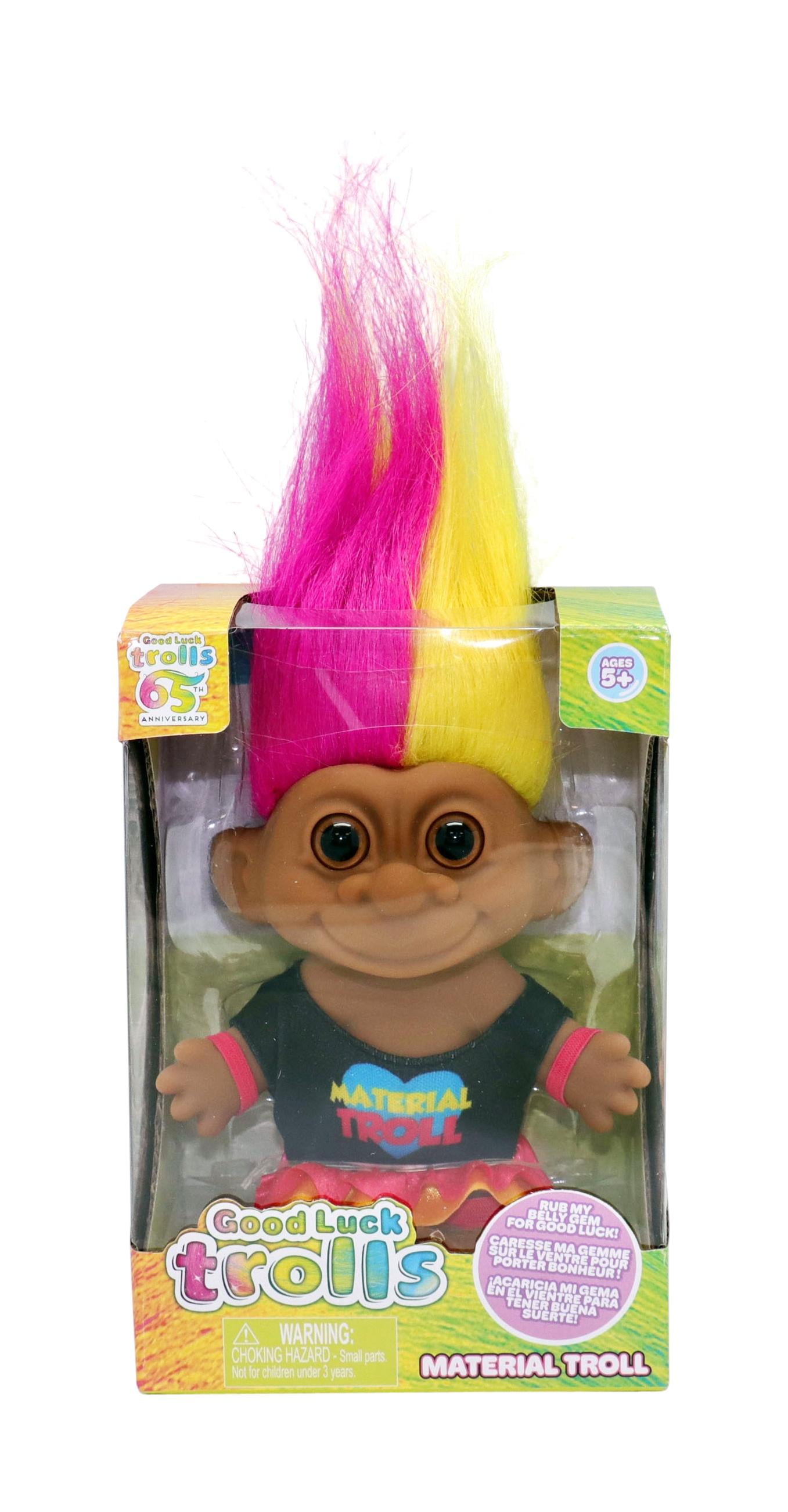 Good Luck Trolls - Single Doll Pack MATERIAL TROLL - Walmart.com