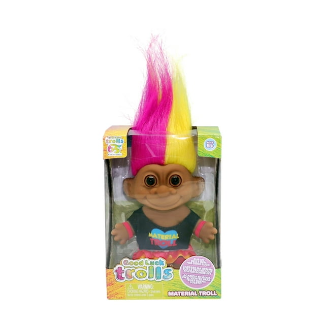 Good Luck Trolls - Single Doll Pack MATERIAL TROLL - Walmart.com