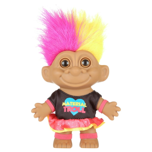 Good Luck Trolls - Single Doll Pack MATERIAL TROLL - Walmart.com