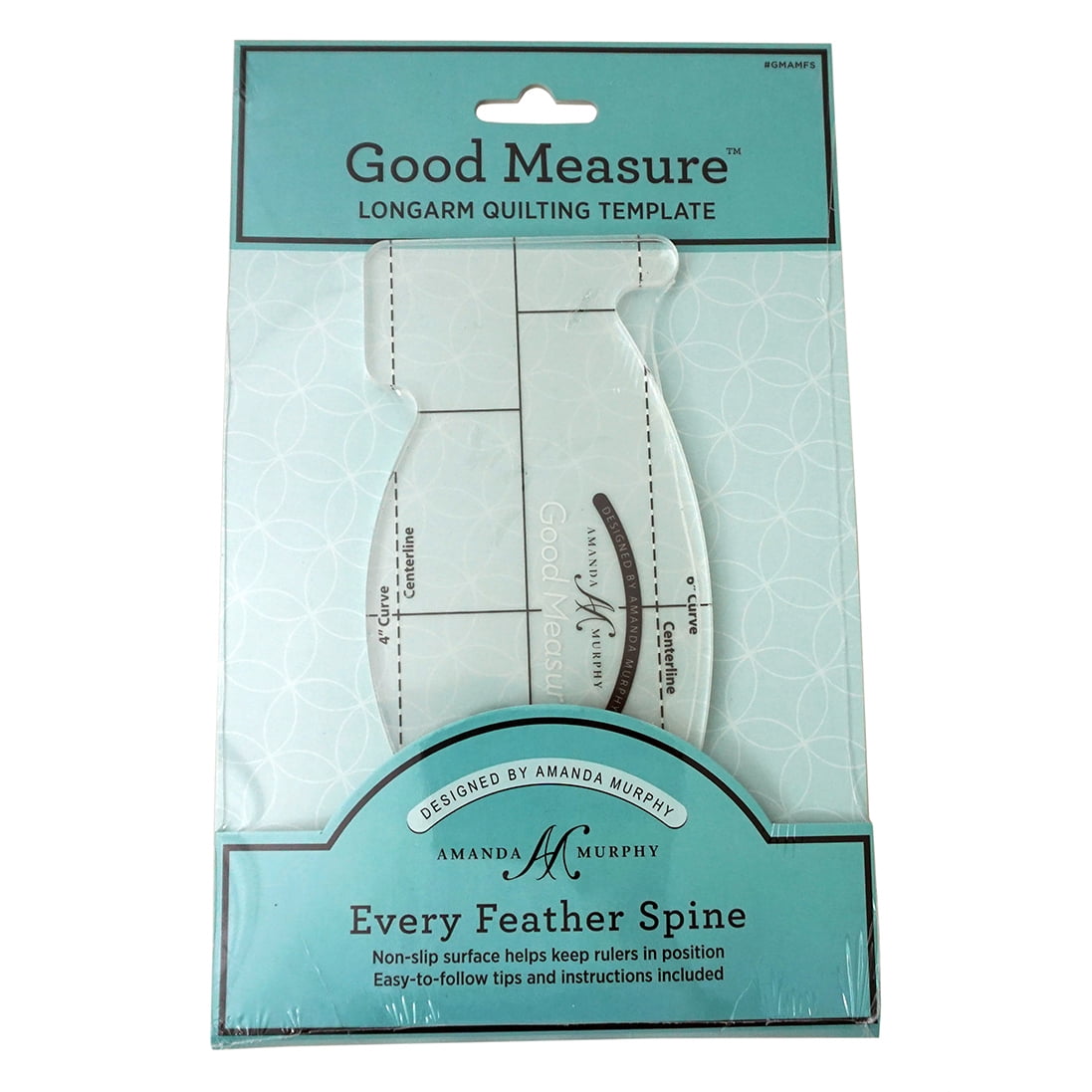 Good Measure A. Murphy Every Feather Spine Template Longarm - Walmart.com
