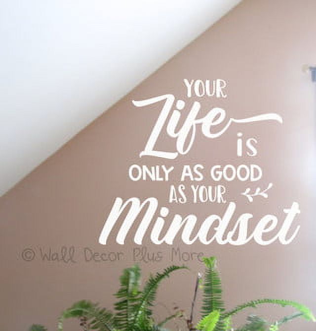 Good Mindset Wall Decals for Motivation - Inspiring Wall Art Sticker ...