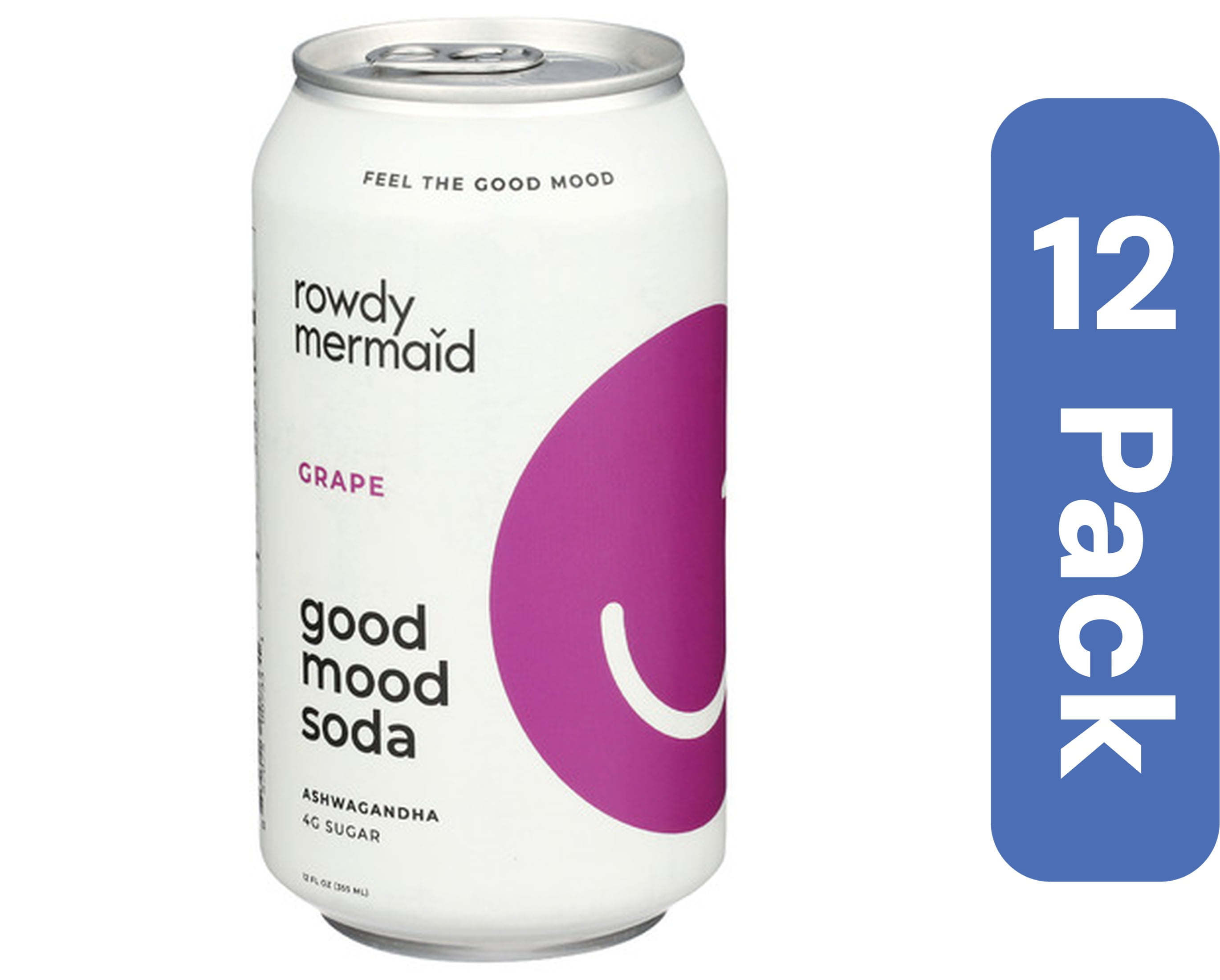 Good Mood Soda Grape 12 oz (Pack of 12) - Walmart Business Supplies