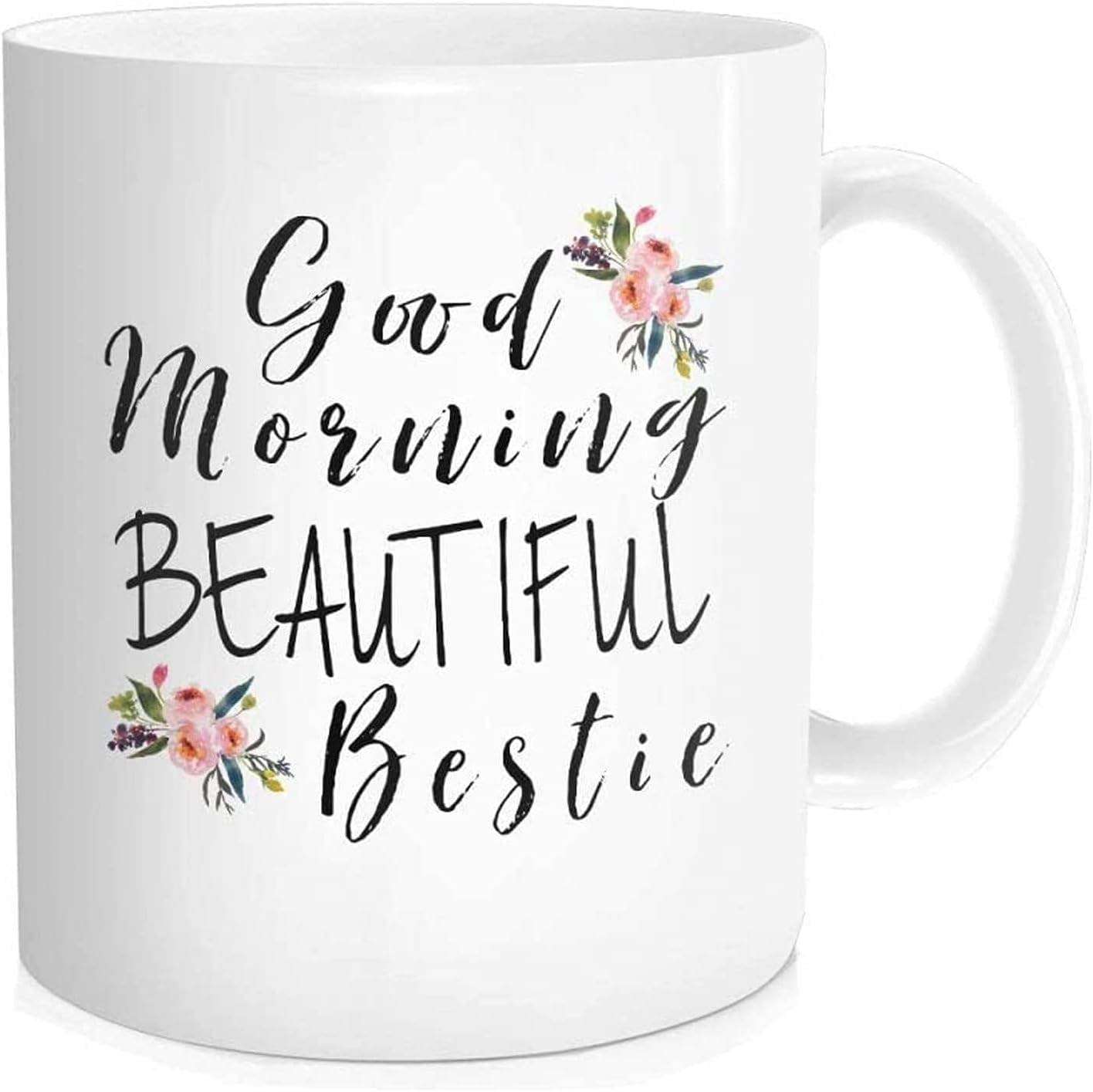 Good Morning Bestie Coffee Mug, Best Friend Tea Cup, Christmas Birthday ...
