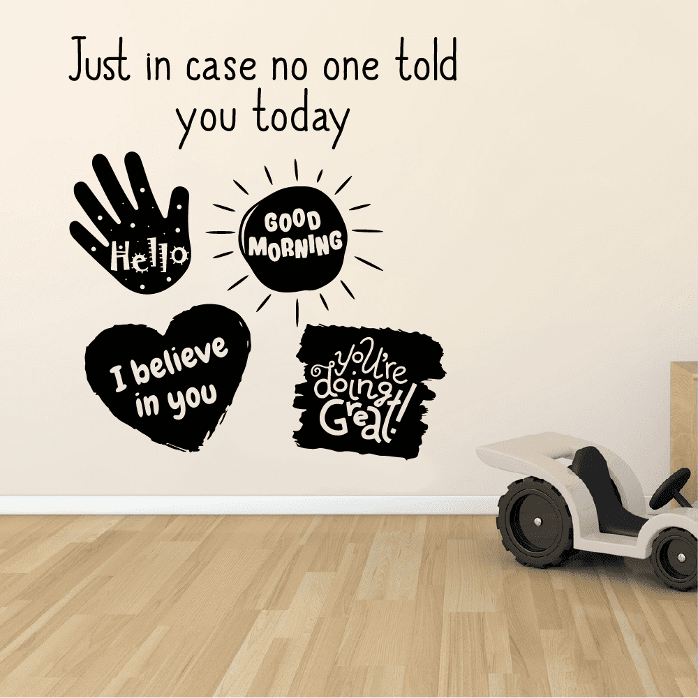 Good Morning Classroom Wall Decals Stickers Education Educational ...