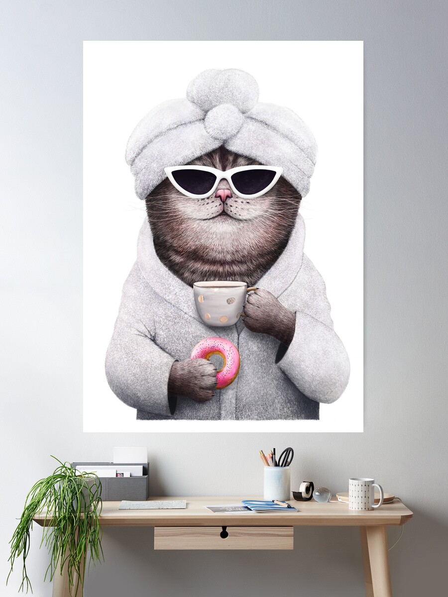 Good Morning Life Poster Wall Art, Modern Wall Decor For Living Room ...