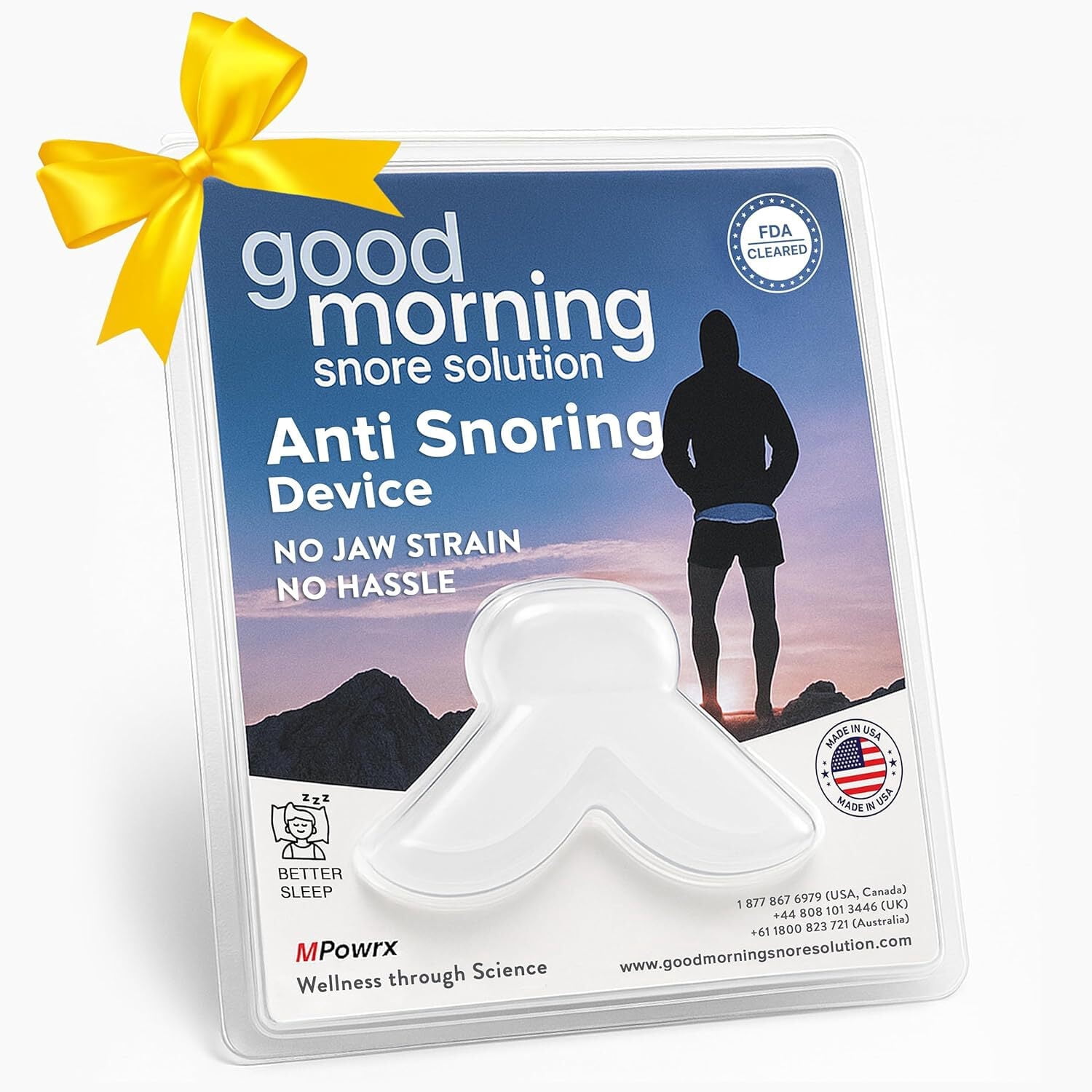 Good Morning Snore Solution, FDA Cleared Anti-Snoring Mouthpiece ...