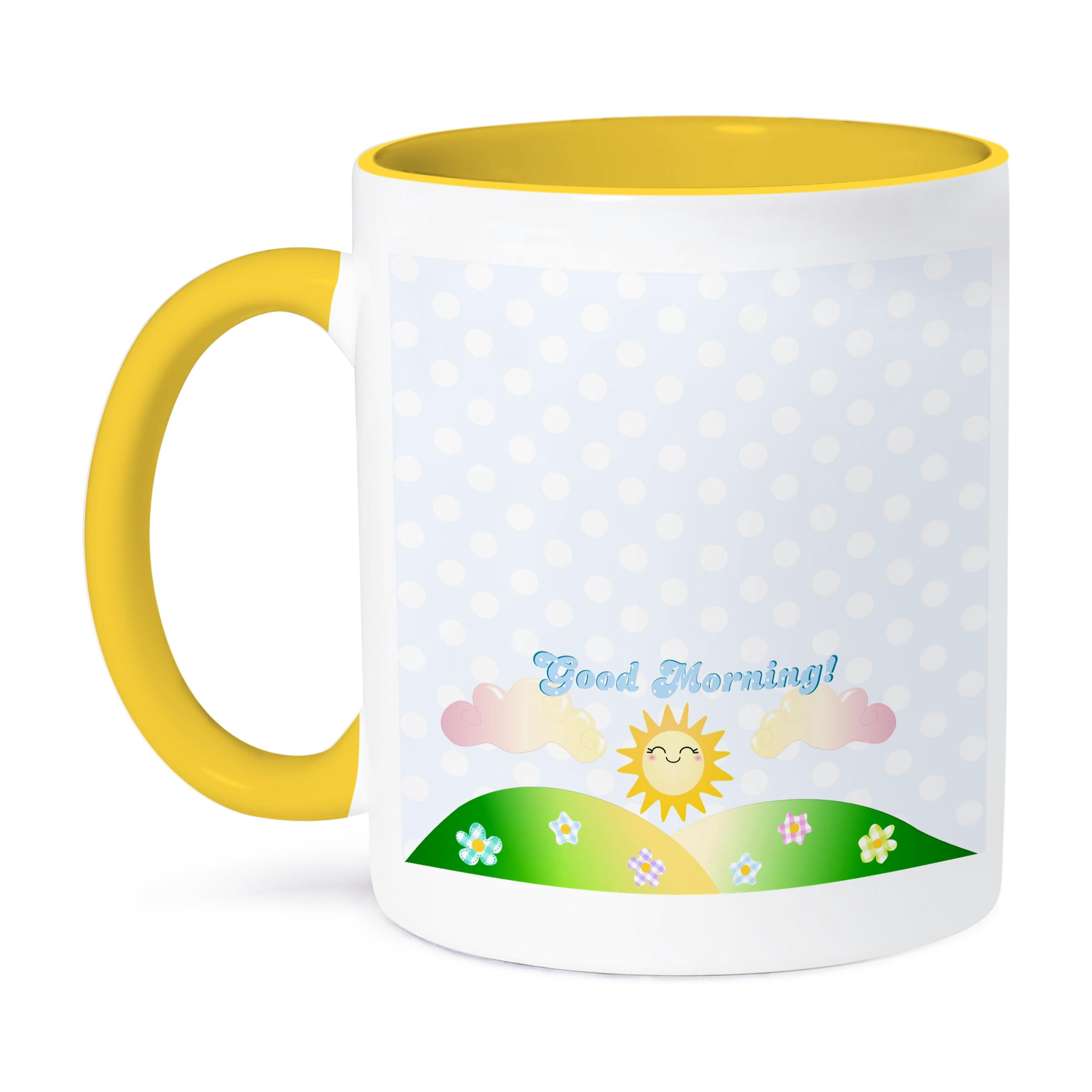 Good Morning Sunshine - Cute Kawaii Happy Sun Rising Over Hills - Baby ...