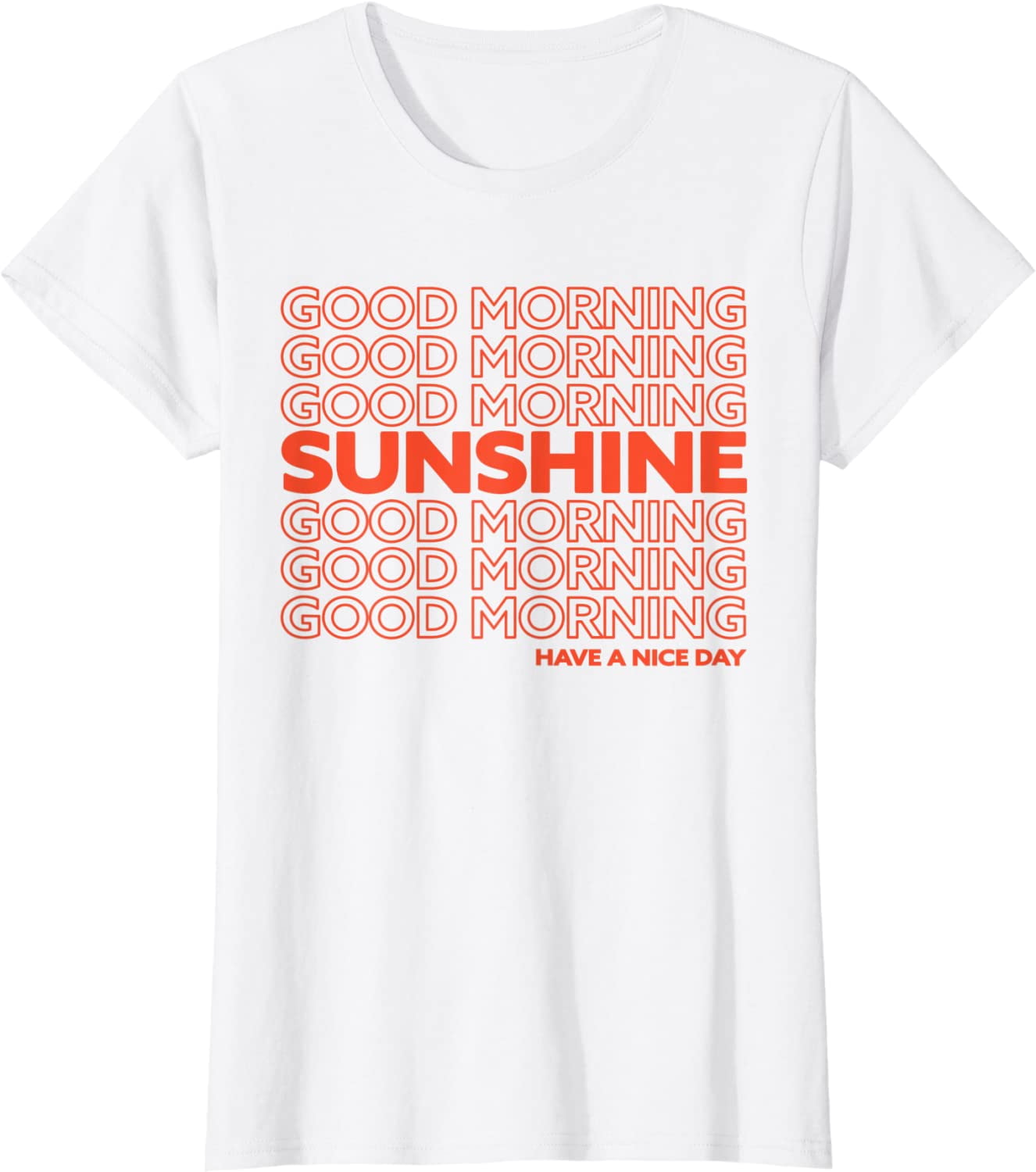 Good Morning Sunshine T-Shirt - Positivity & Inspiration - Walmart.com