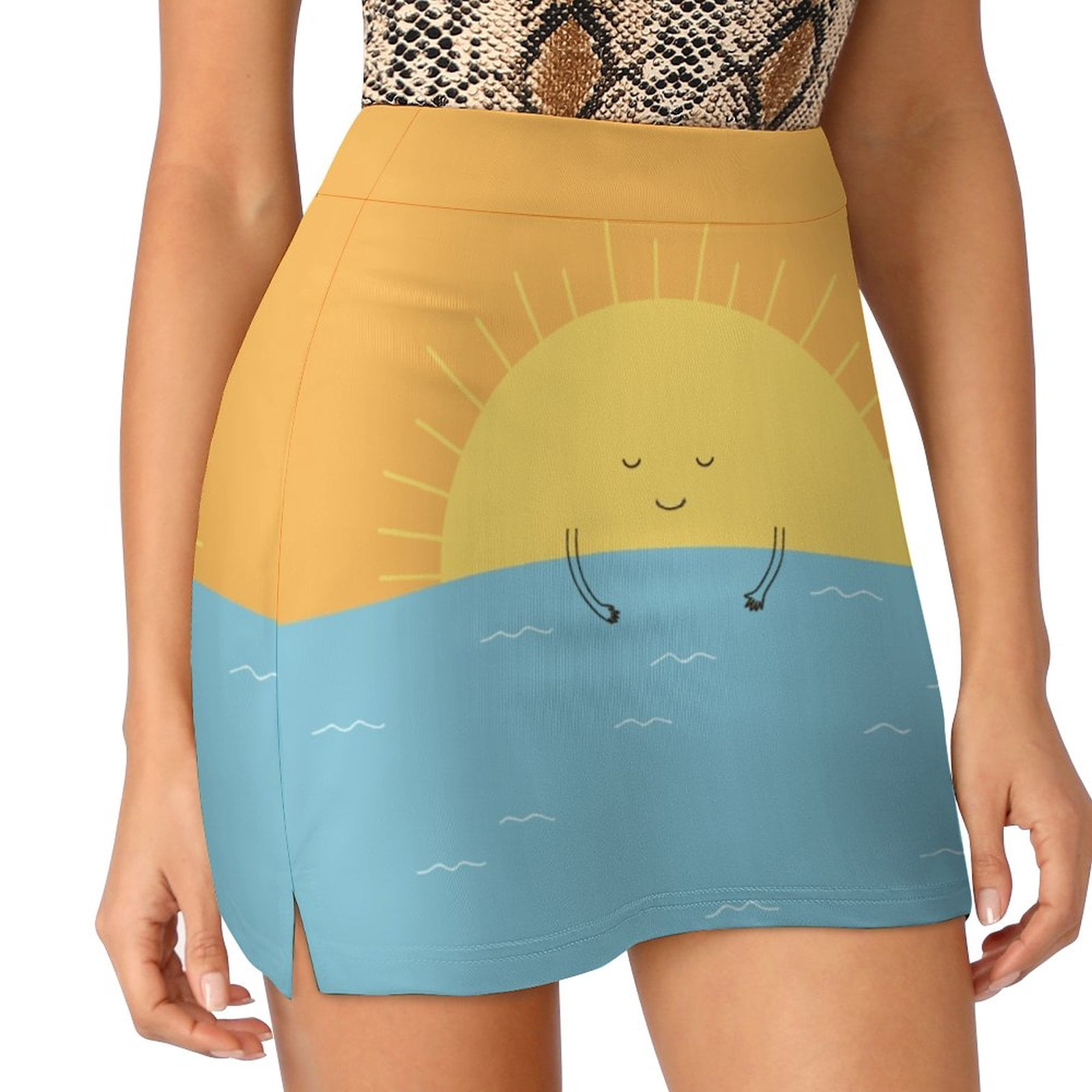 Good Morning Sunshine! Women's skirt Sport Skort Skirt With Pocket ...