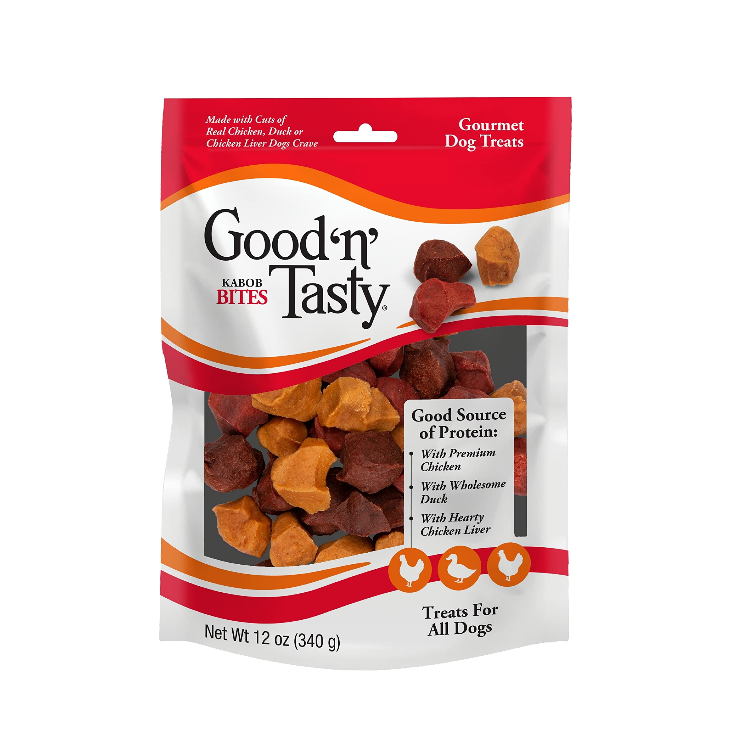 Good ‘N’ Tasty Kabob STF9 Bites, Gourmet Treats for All Dogs, Made with ...