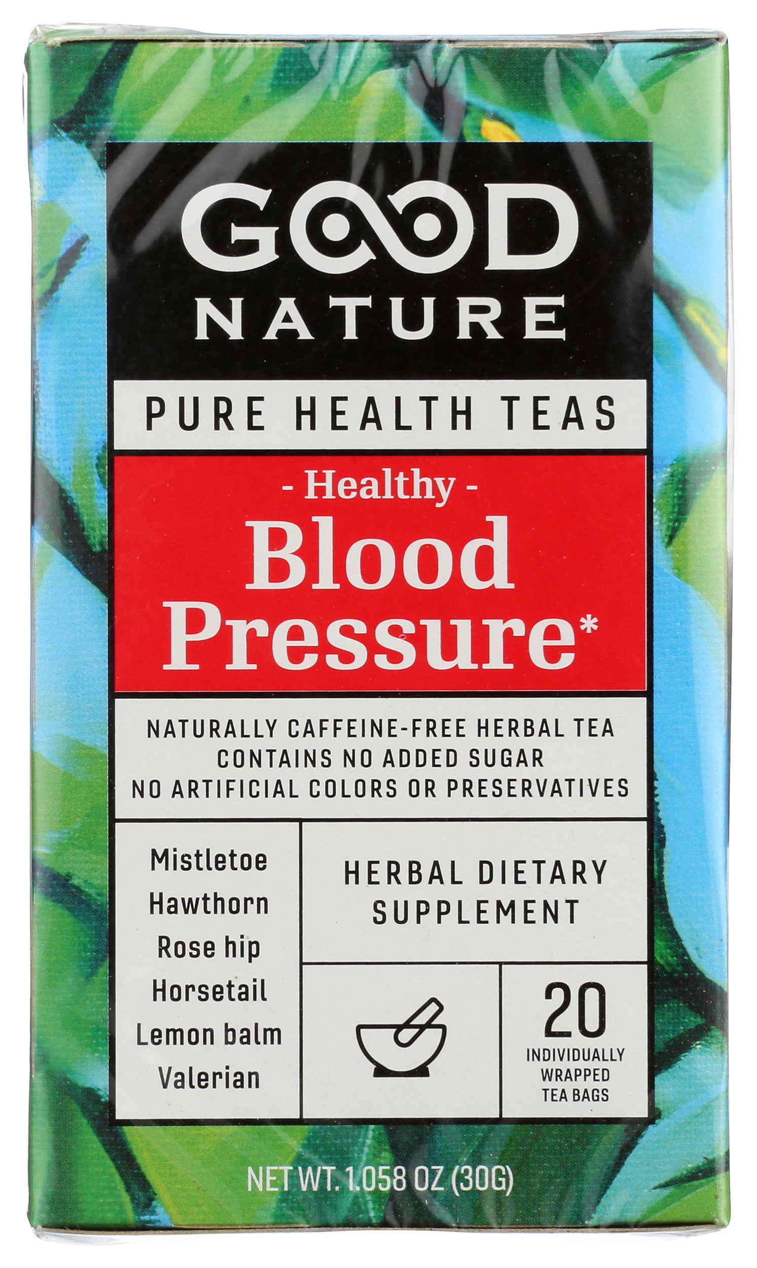 Good Nature Pure Health Tea, Healthy Blood Pressure, 30G, Pack of 6 ...