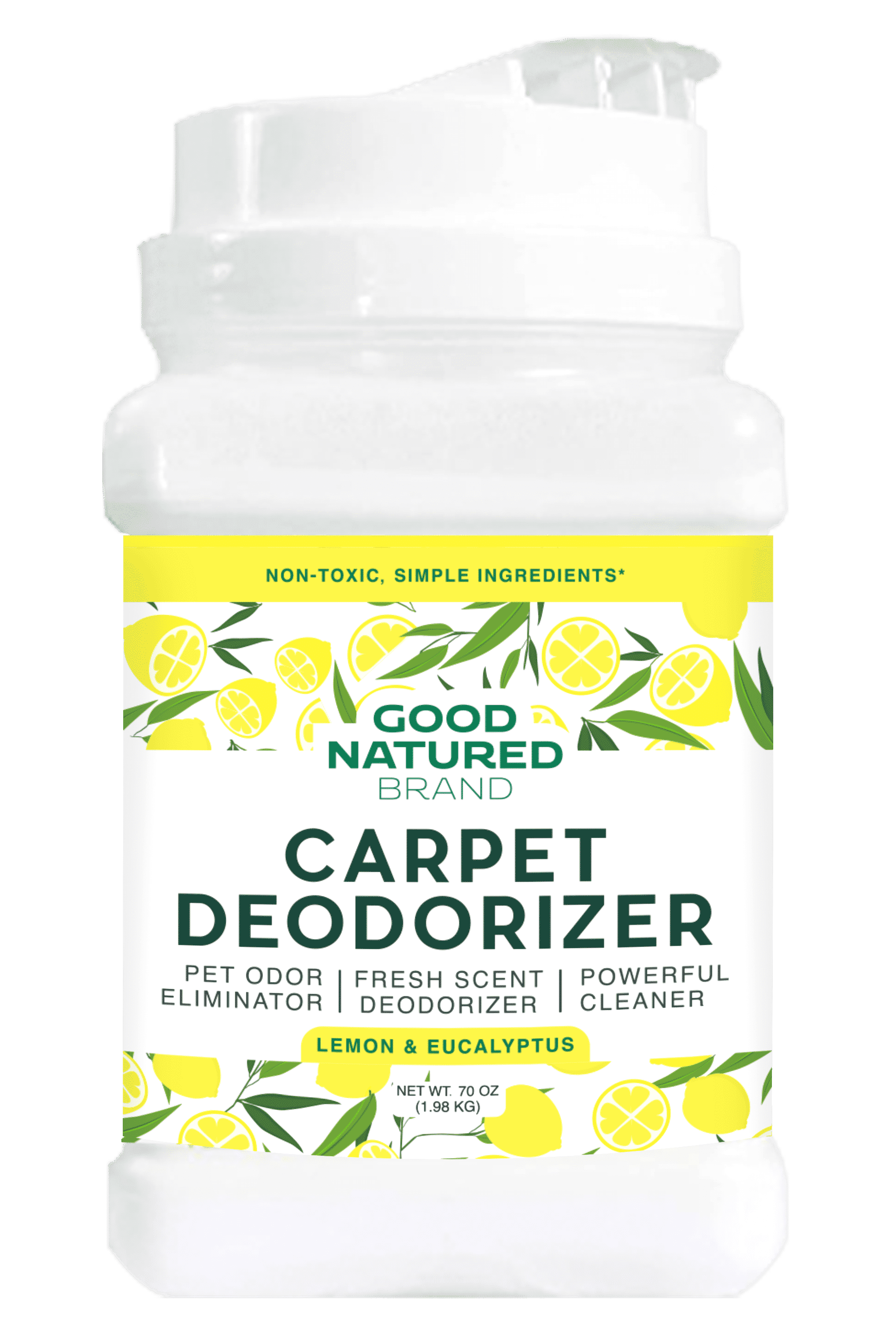 Good Natured Brand Carpet Deodorizer & Odor Neutralizer Powder, Lemon ...