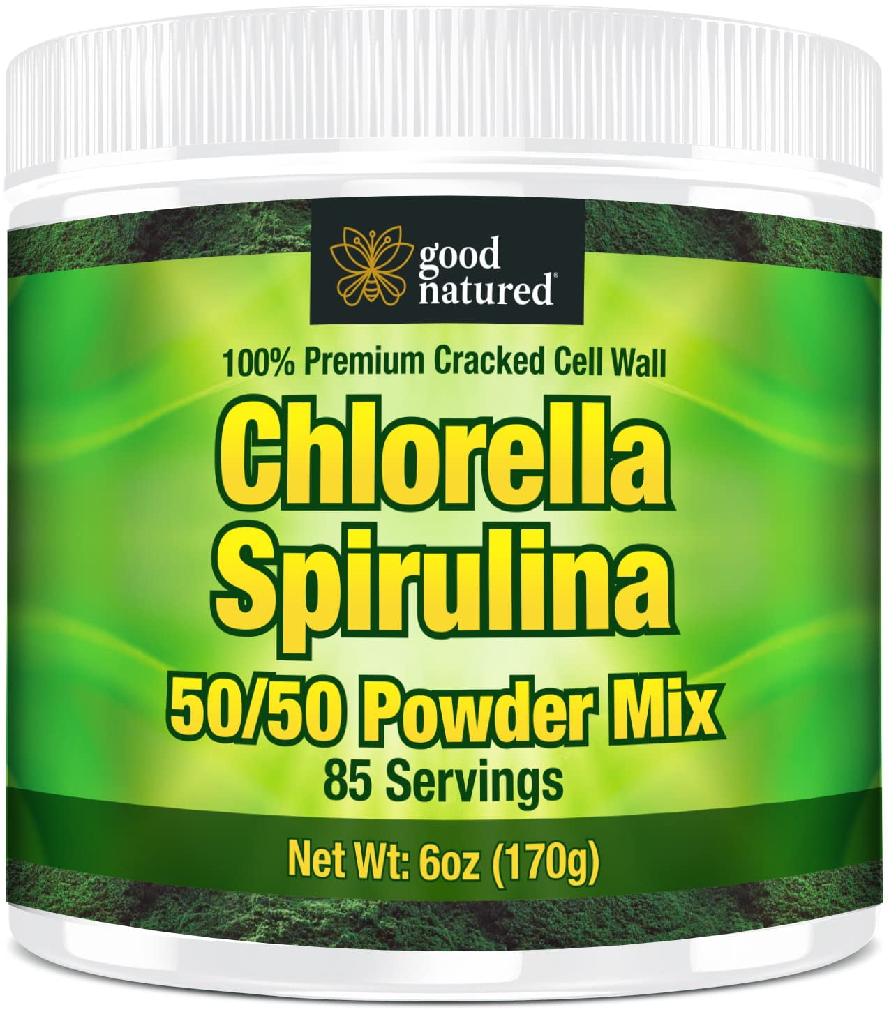 Good Natured Premium Chlorella Spirulina Powder | 85 Servings | Non-GMO ...