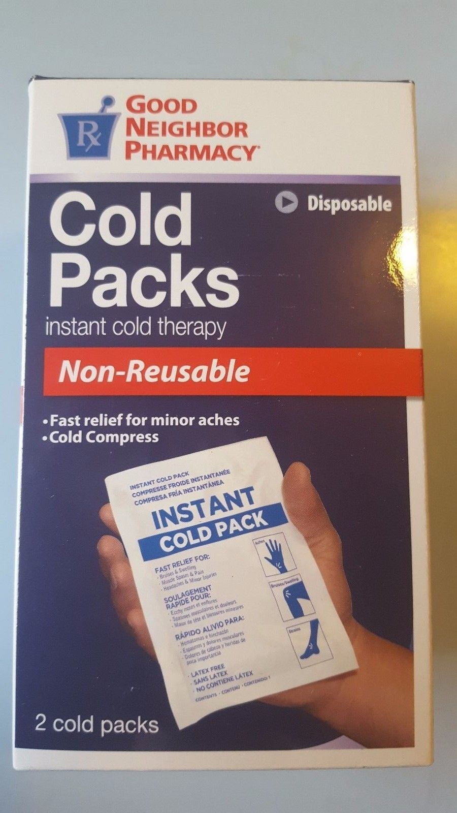 Good Neighbor Pharmacy Cold Packs 2 Ct Pack Of 1 - Walmart Business ...