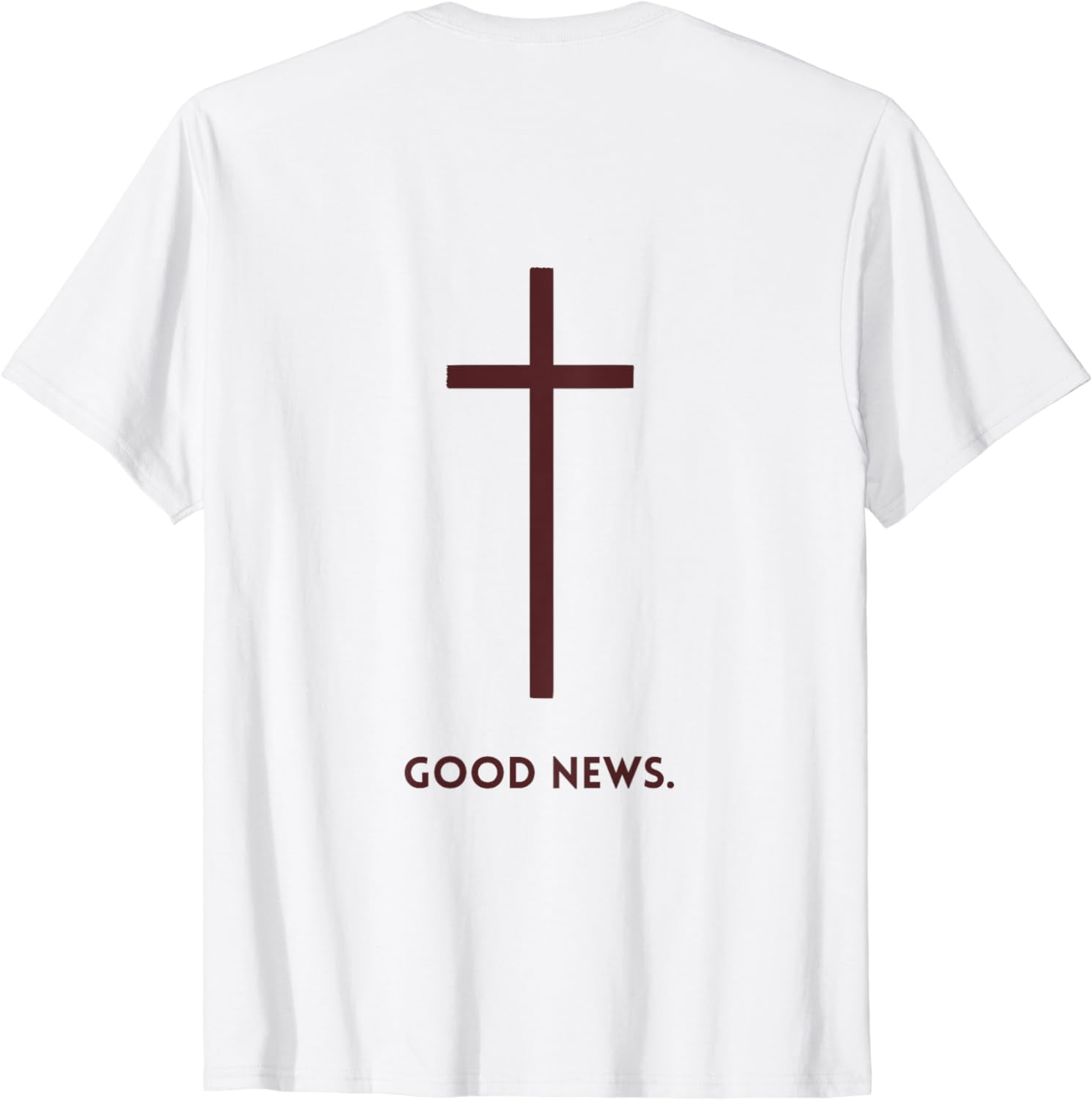 Good News Christian Bible Scripture Faith (On Back) T-Shirt - Walmart.com