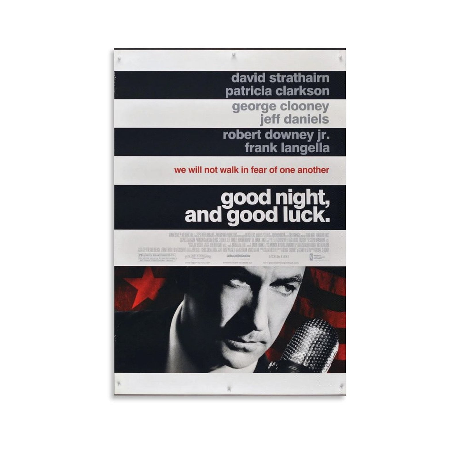 Good Night, And Good Luck Movie Poster Picture Print Canvas Poster Wall ...