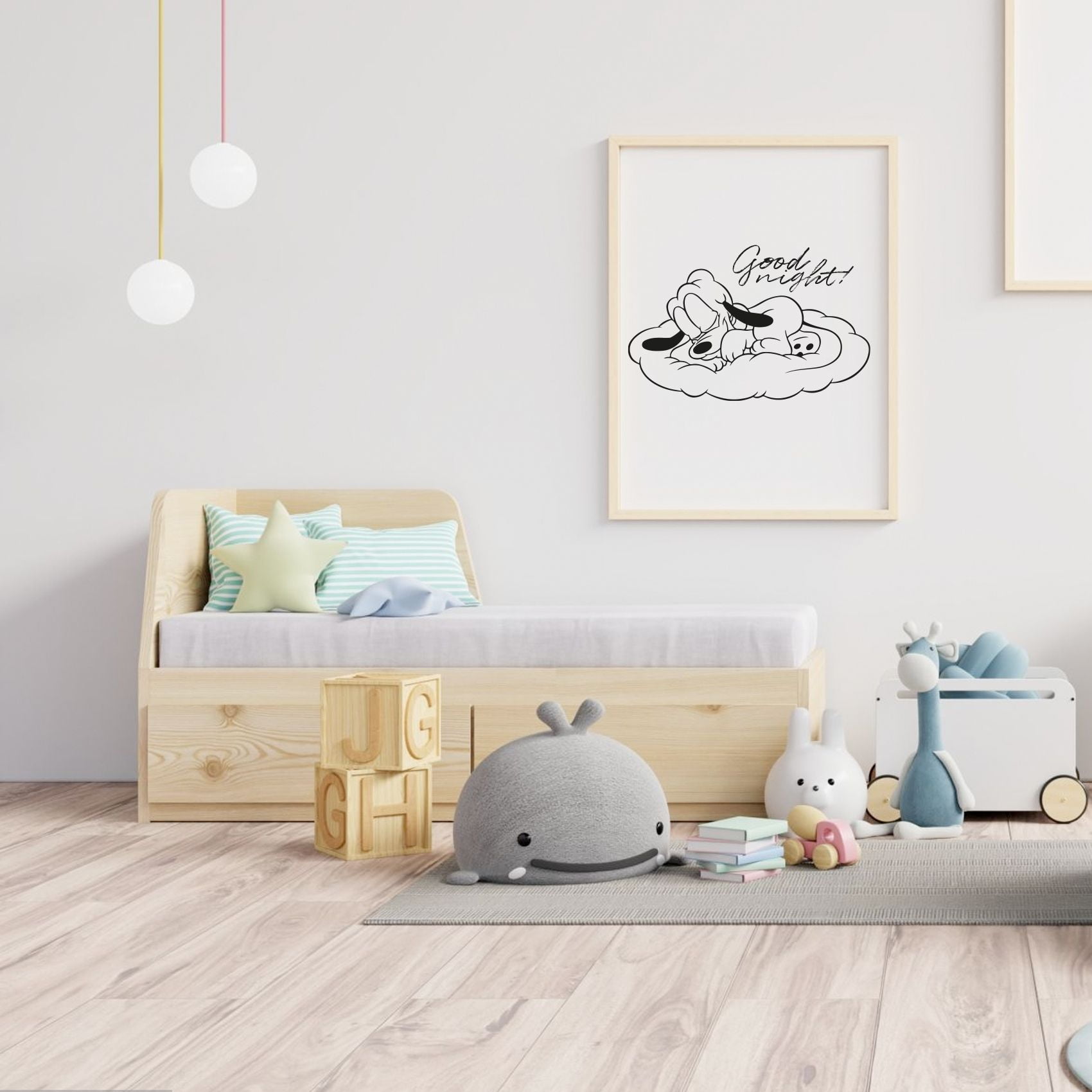 Good Night! - Bed Time Quotes Cute Baby Goofy Sound Sleeping Silhouette ...