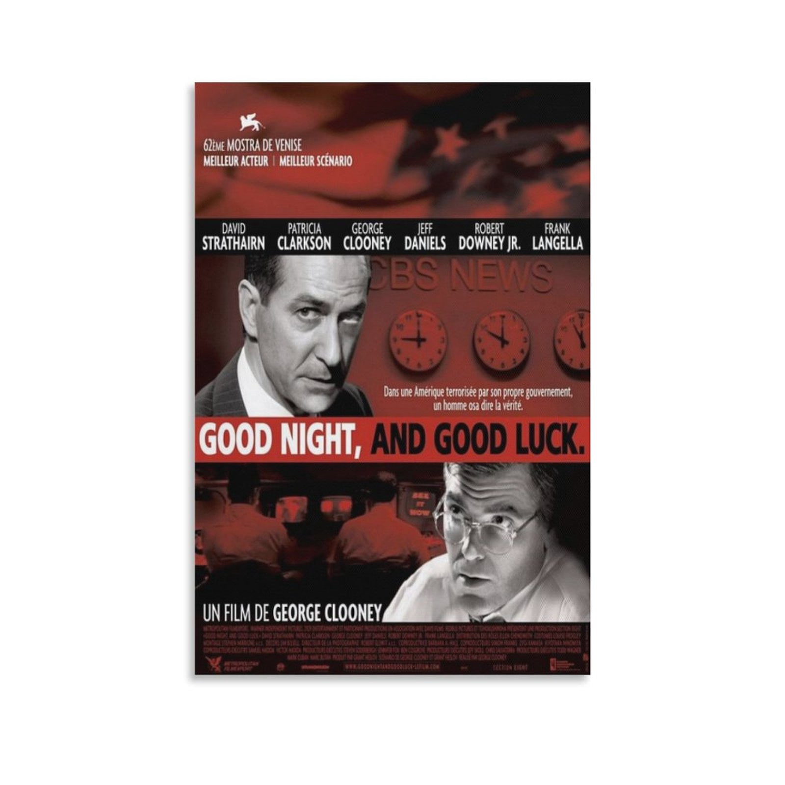 Good Night, And Good Luck Movie Poster Painting On Canvas Wall Art ...
