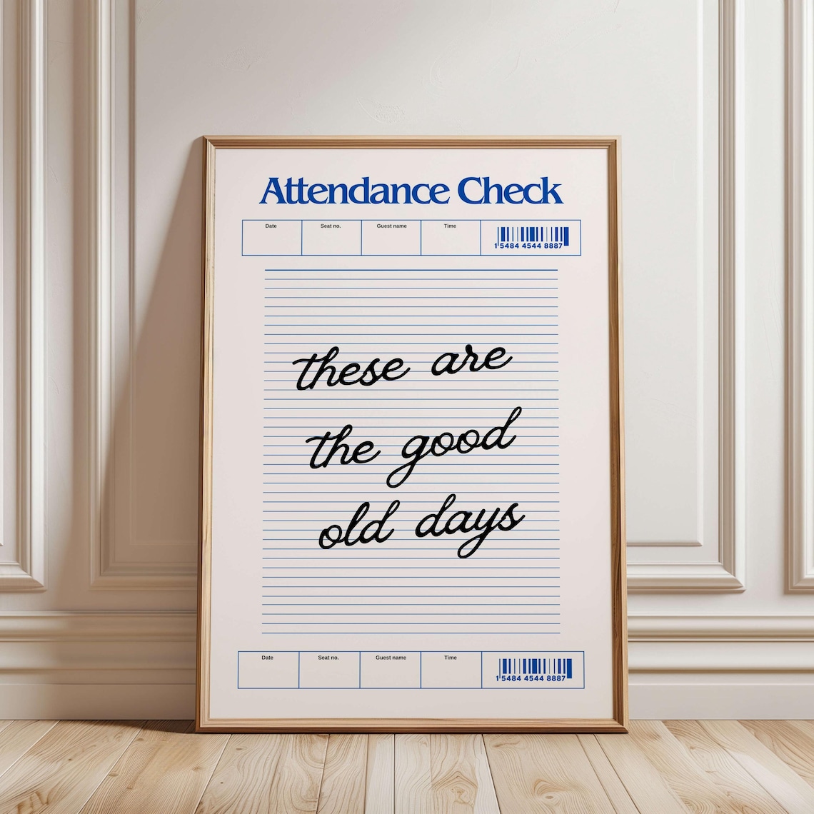 These Are The Good Old Days Art Poster Trendy Bedroom Poster Introvert ...
