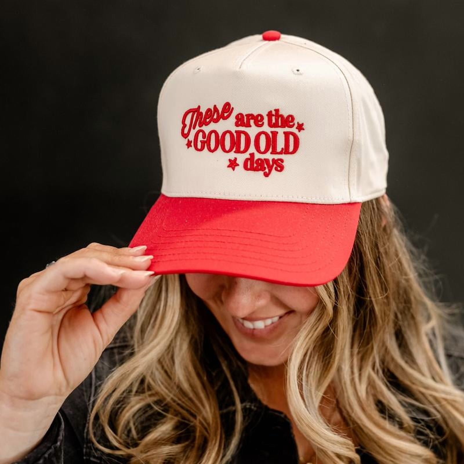 These Are The Good Old Days Hat, Vintage Inspired Trucker Cap with ...