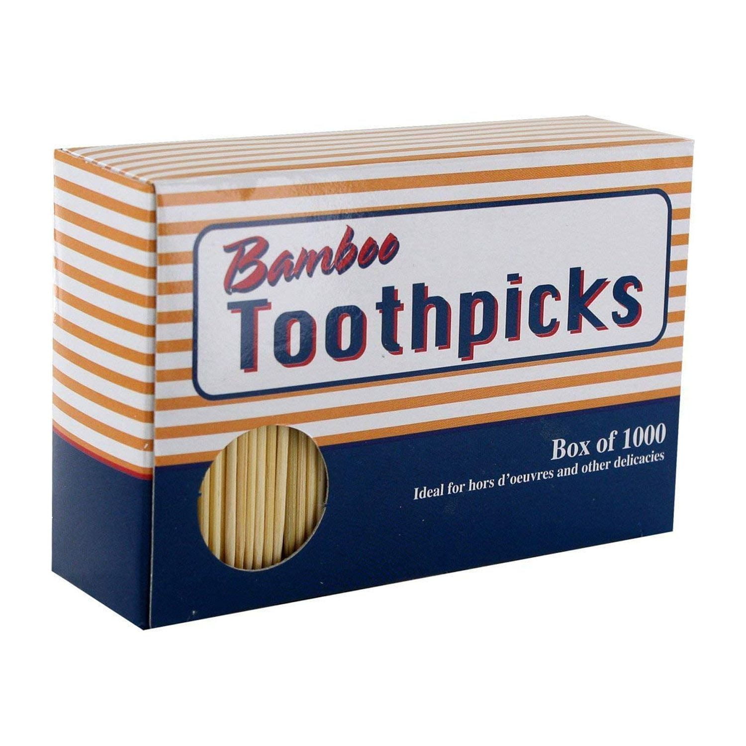 Good Old Values Bamboo Toothpicks (Pack of 1000) - Walmart.com