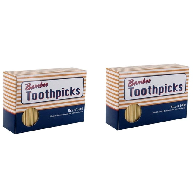 Good Old Values Bamboo Toothpicks (Pack of 2000) - Walmart Business ...