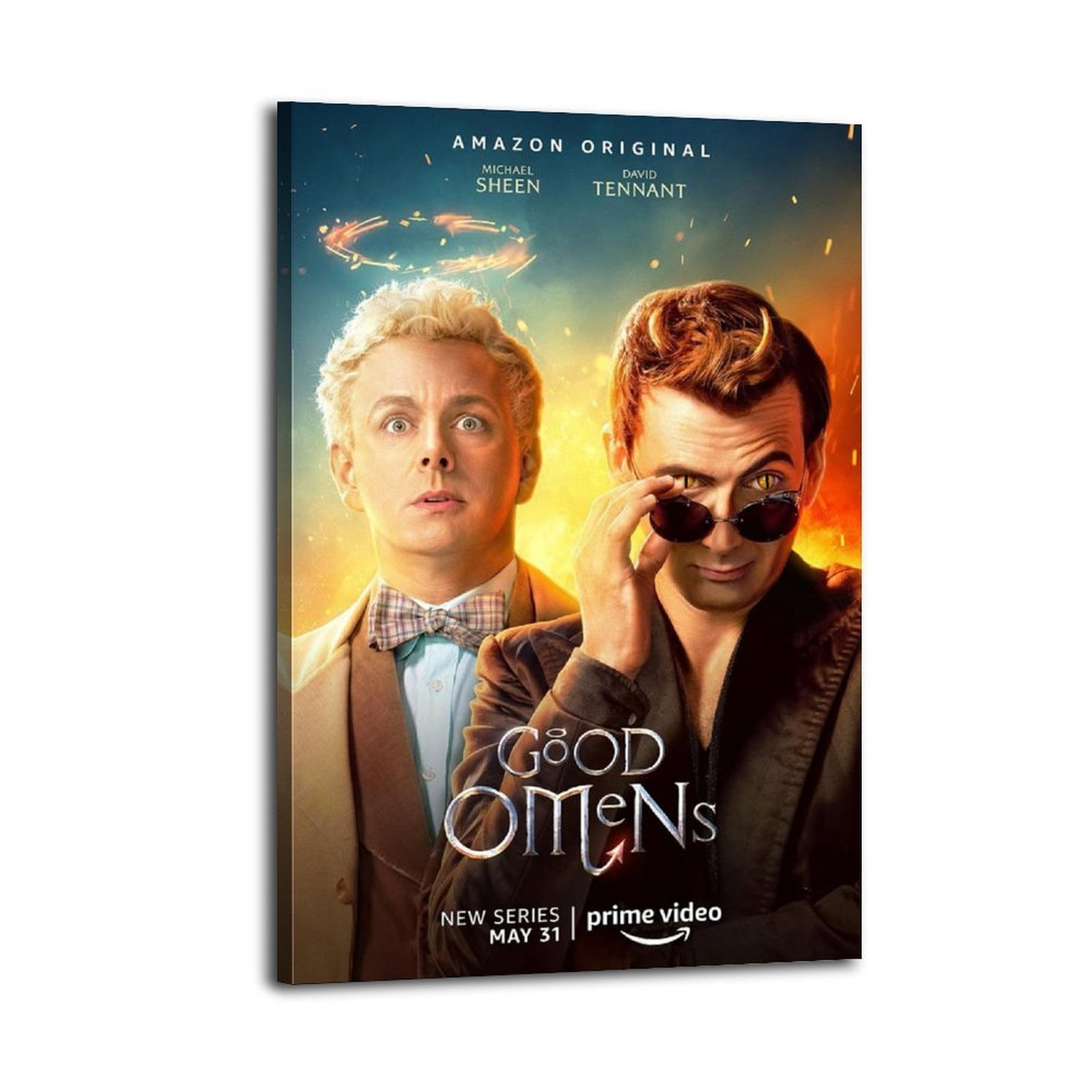 Good Omens Poster Decoration Vibrant High-end Wall Posters Retro Room ...